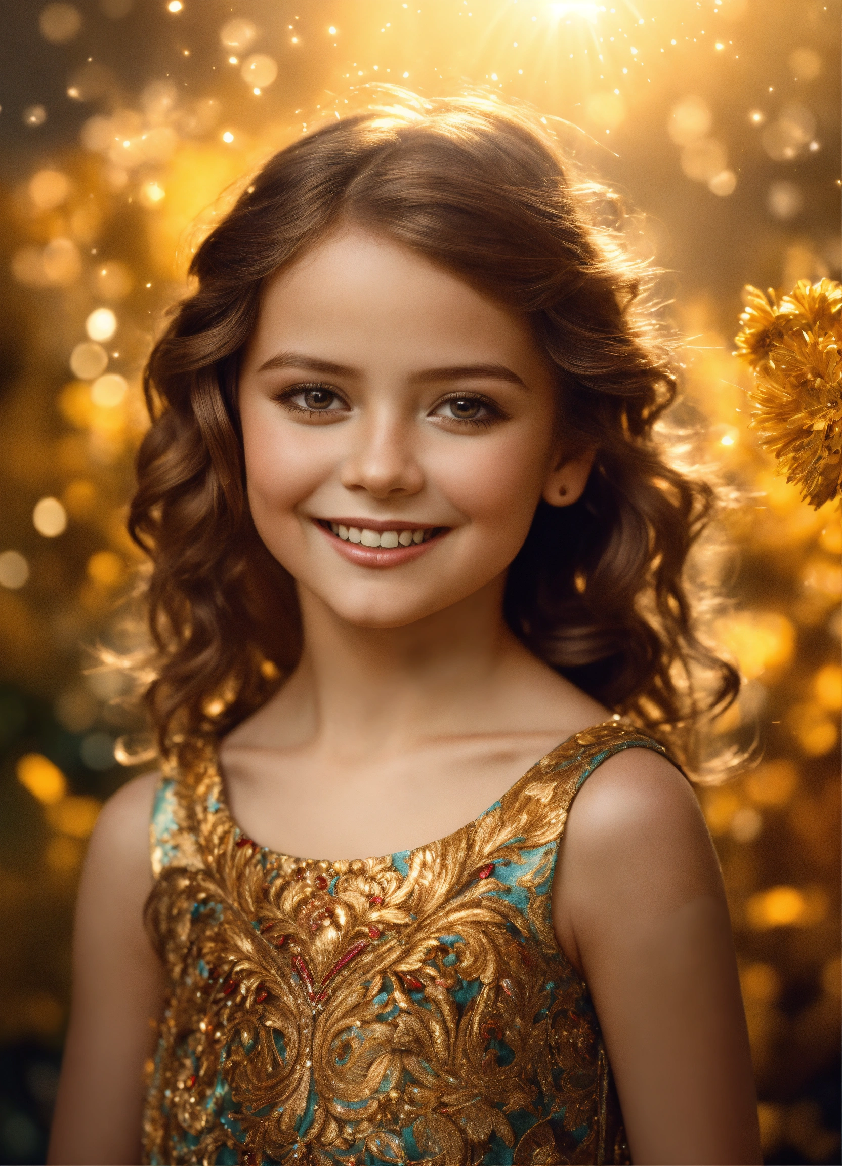 Lexica - Child with brown hair smiling photography, abstract, detailed ...