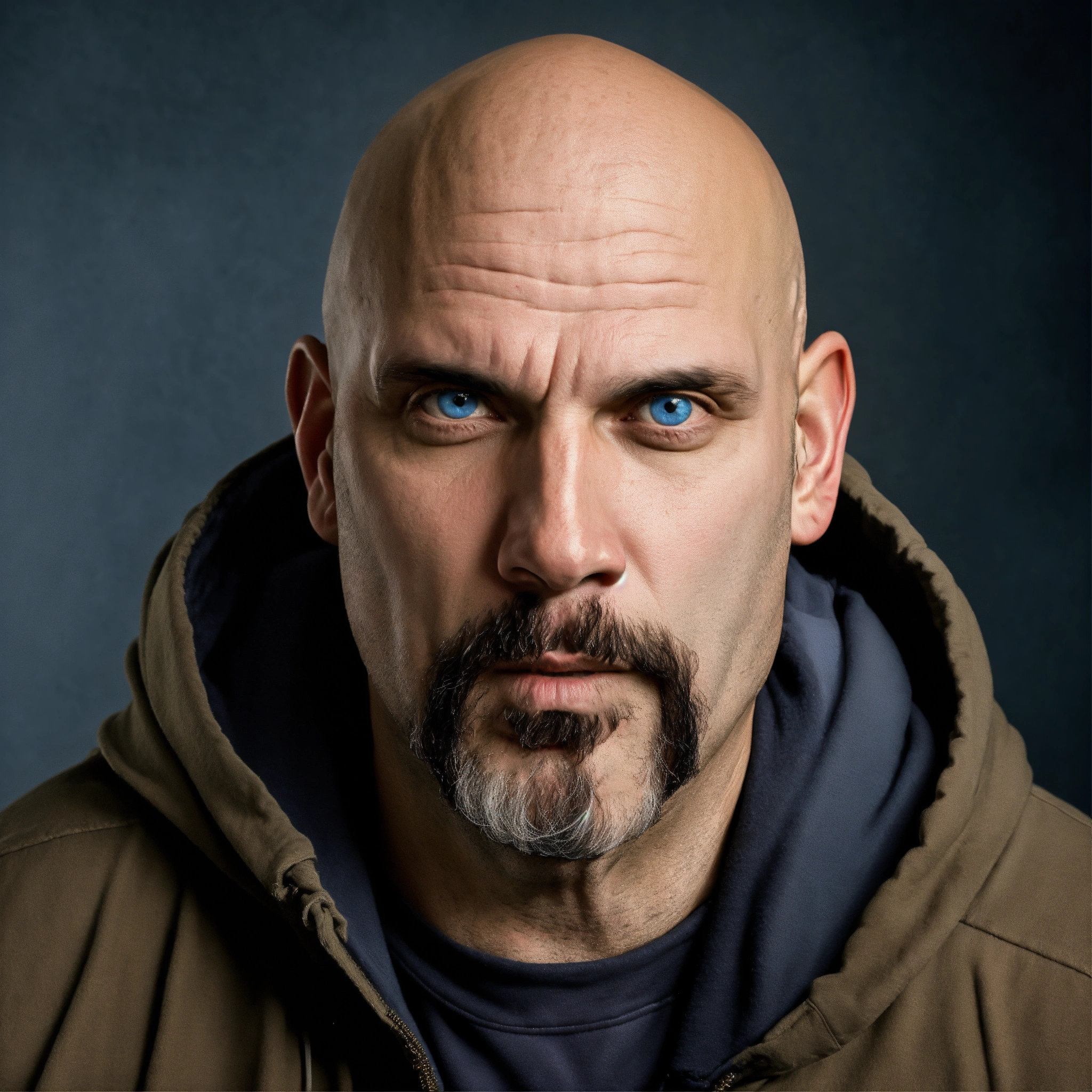 Lexica - JOHN FETTERMAN A HUGE HOMELESS MAN WITH A HUGE LUMPY BALD HEAD ...
