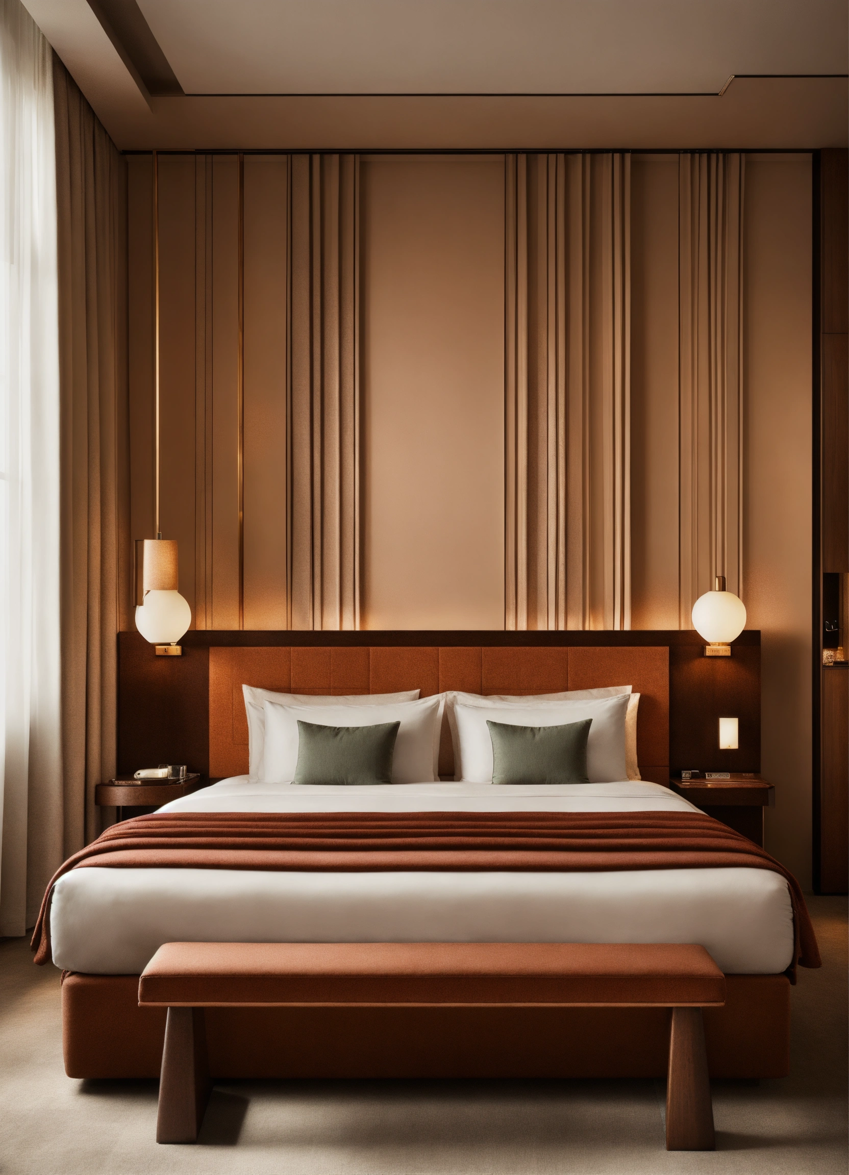 Lexica - A modernist and inviting hotel room with certain detail that ...