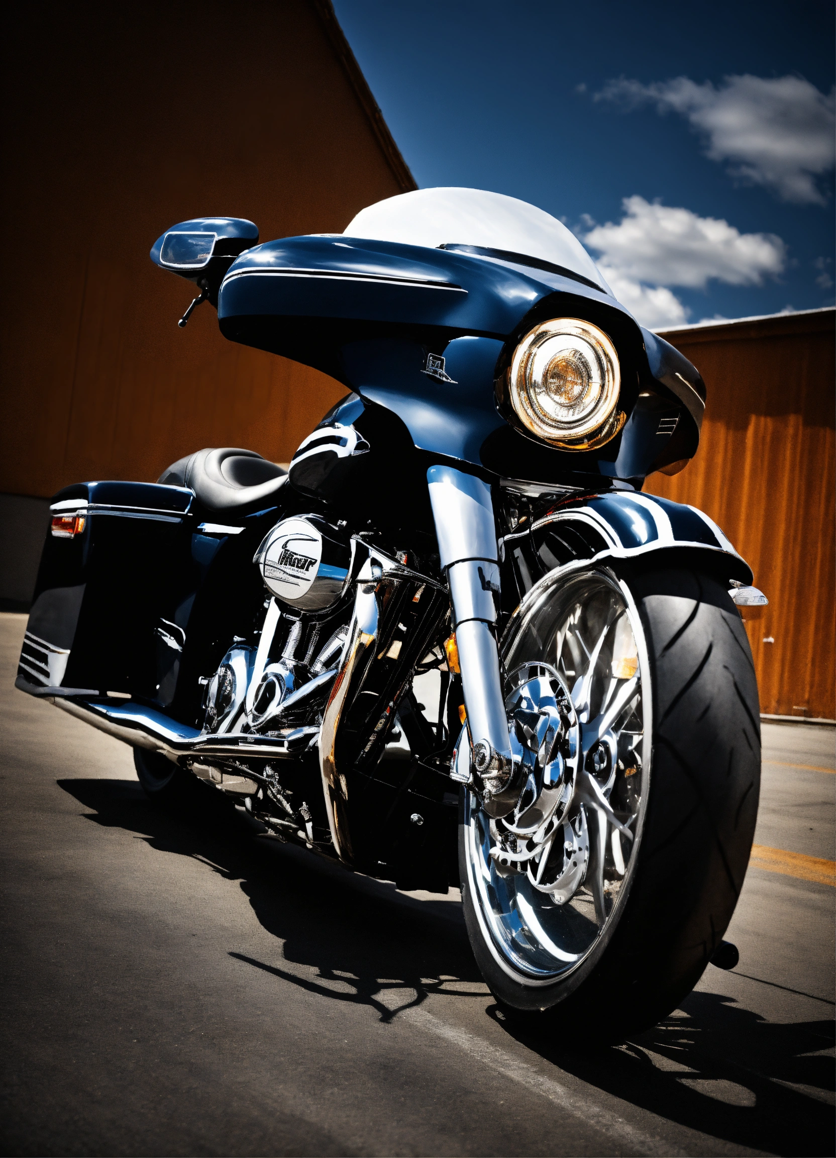 Lexica - Performance Bagger Race, background looking up black