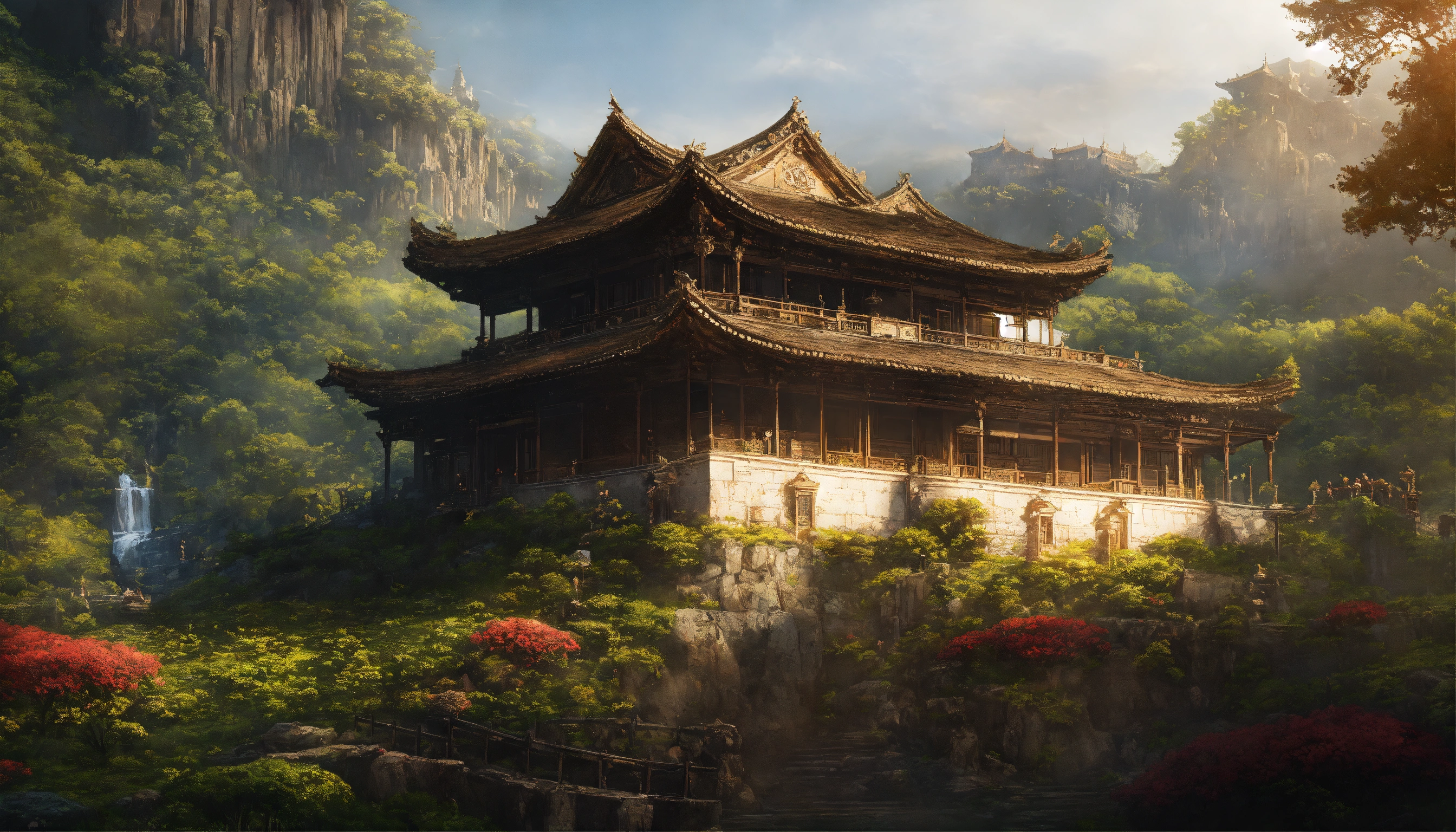 Lexica - Countryside palace , bright, 50mm lens, cinematic ...