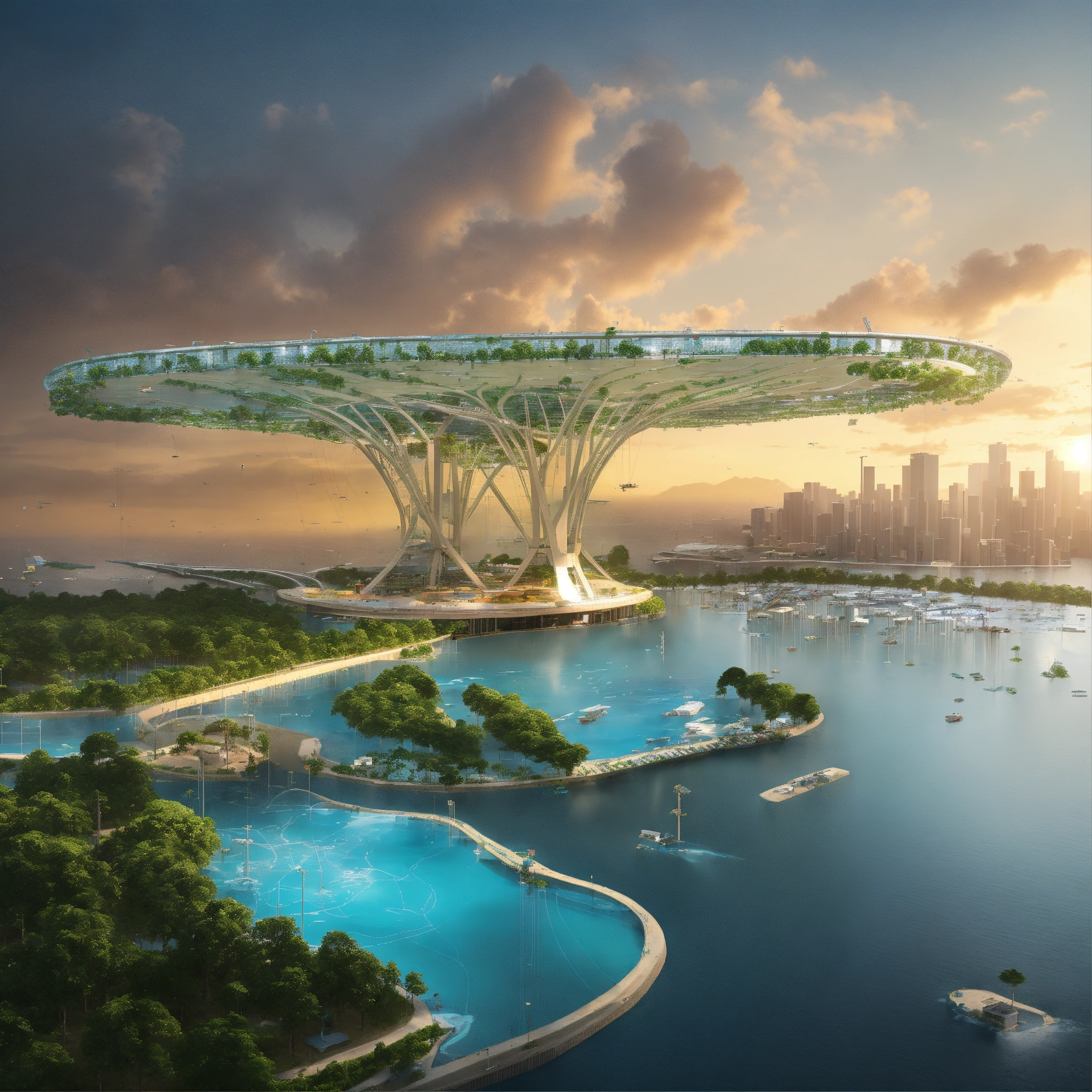 Lexica - Imagine a vision of future Tokyo in 2050 with networks of ...