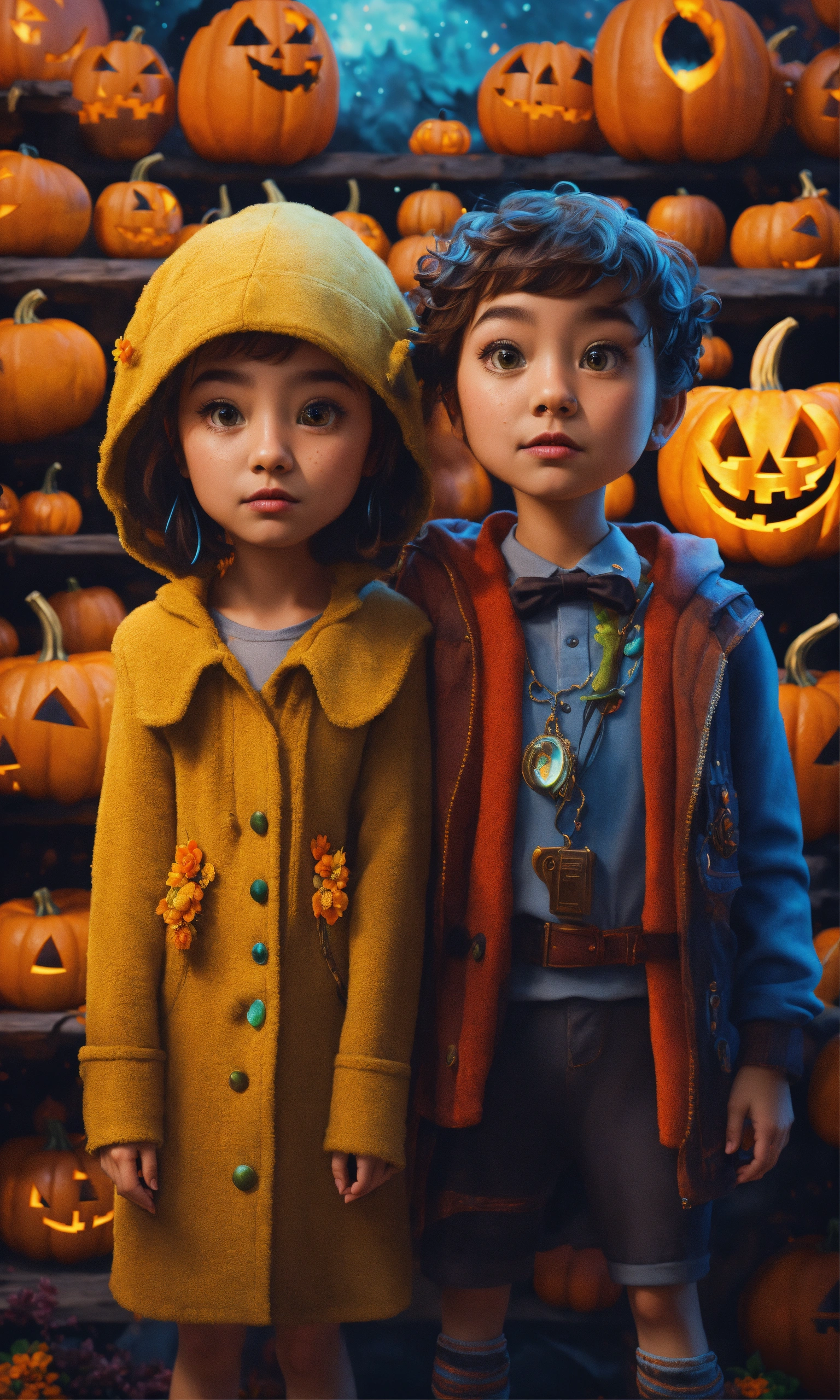 Lexica - Unsplash art, a quirky portrait of a cute girl and boy couples ...