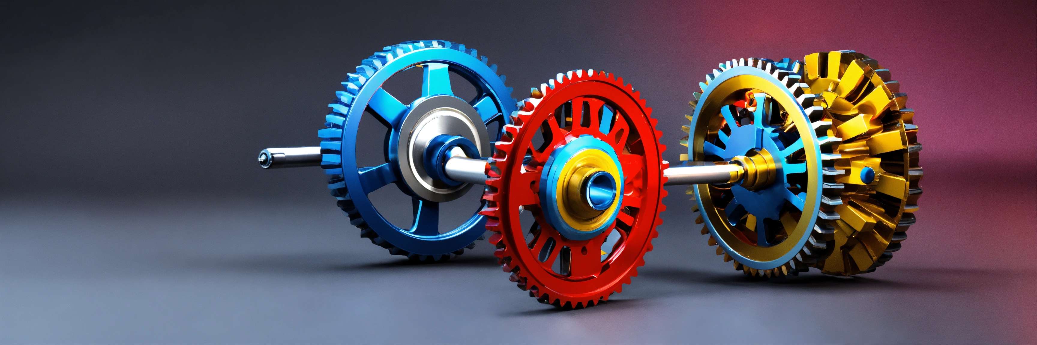 Lexica - 5 simple gear wheels in a rotating mechanism uncomplicated ...
