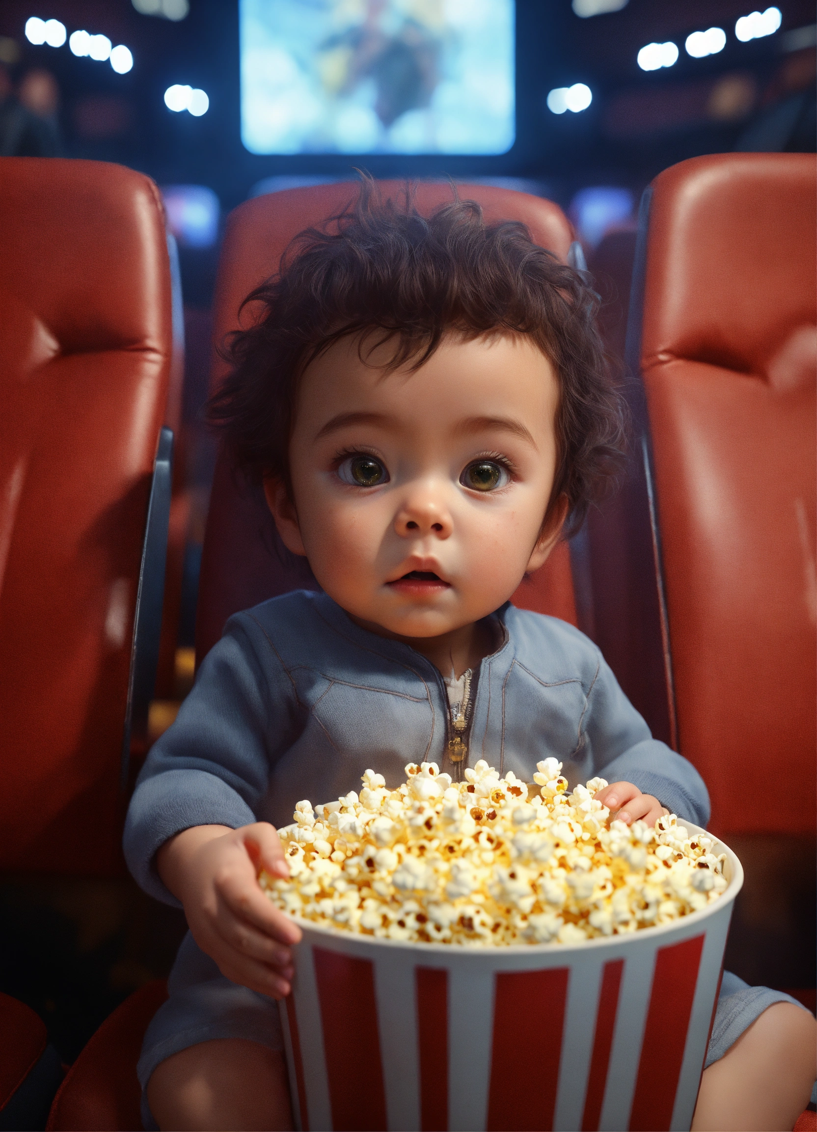 Lexica - Cute small edward scissorshands baby sitting in a movie ...