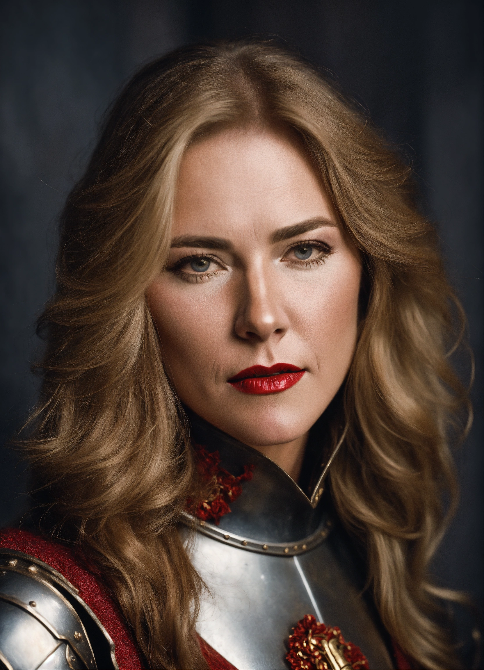 Lexica - Photo quality portrait of Carol Boardman as a mediaeval knight ...
