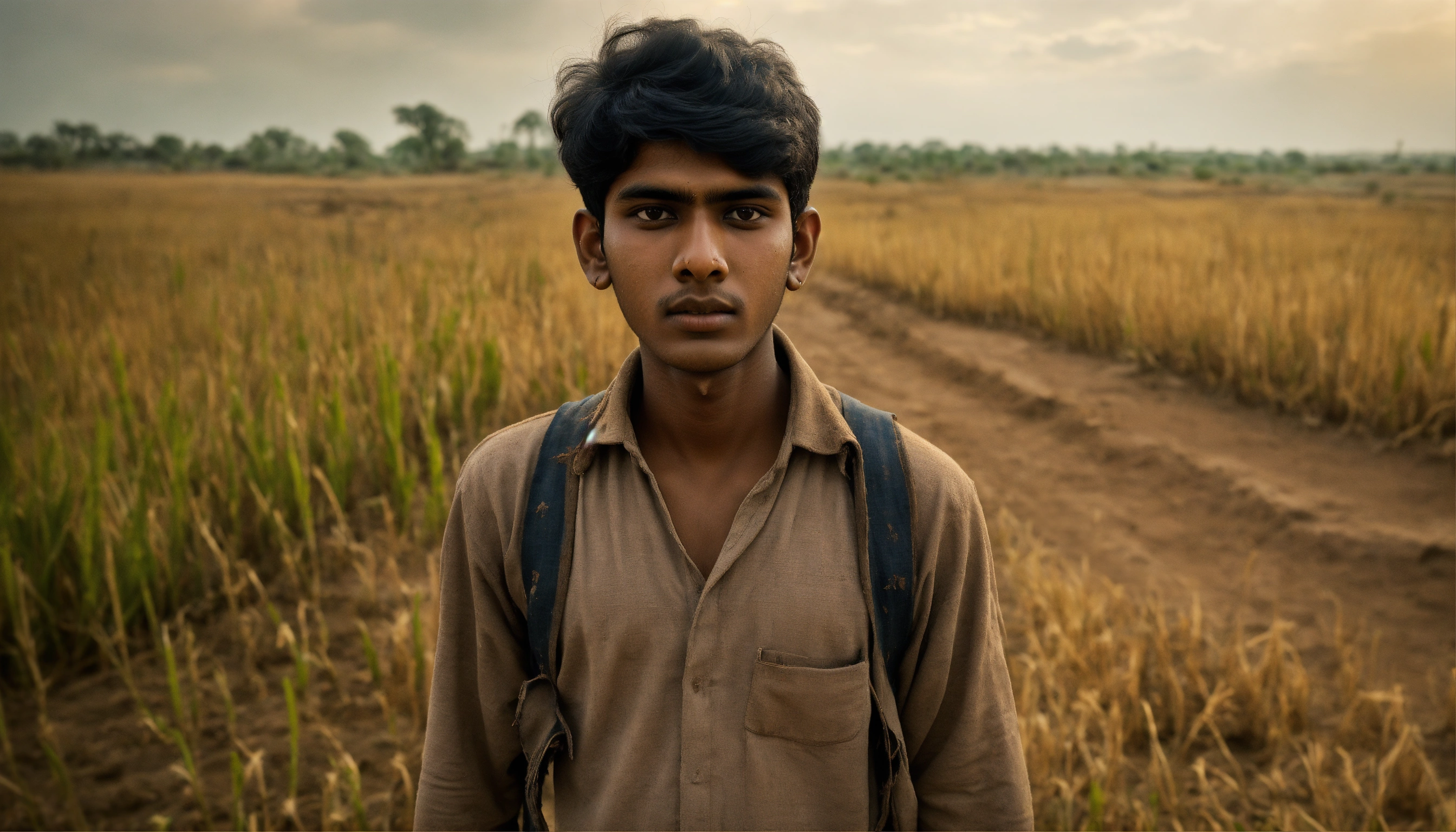 Lexica - Hyper-realistic portrait of Arjun, a 16-year-old Indian boy ...