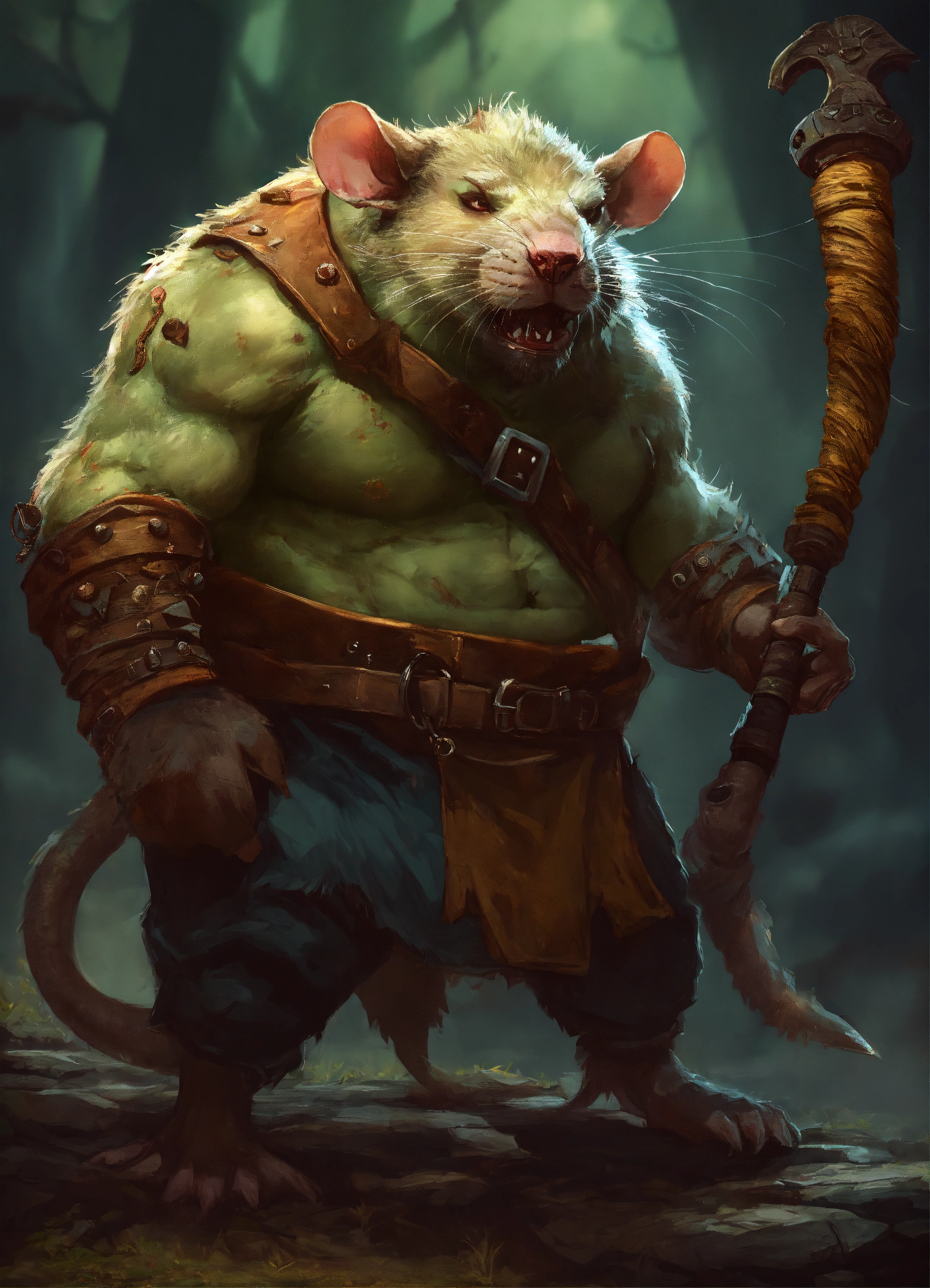 Lexica - A murderous rat ogre here to kill you dead he is huge