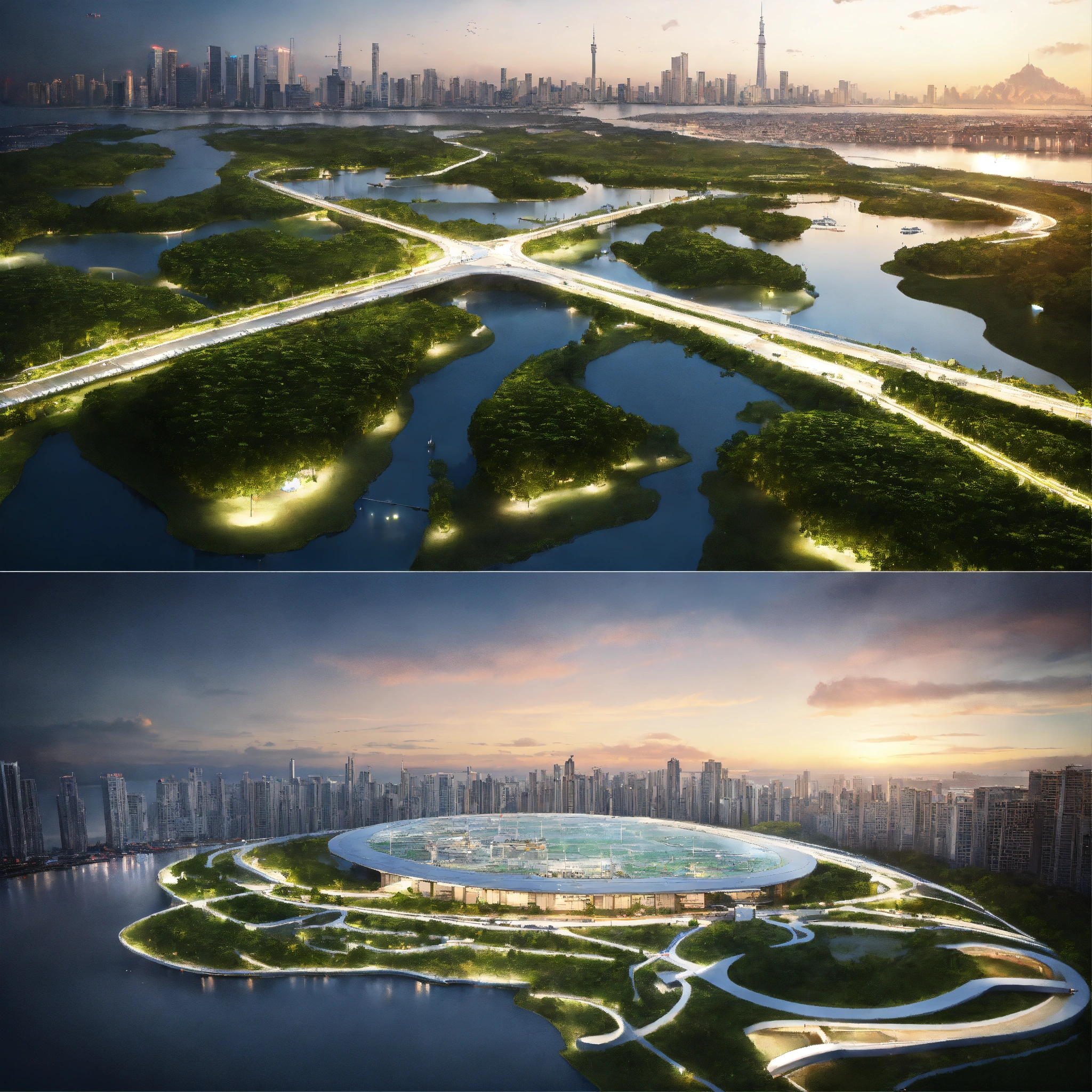 Lexica - Imagine a vision of future Tokyo in 2050 with networks of ...