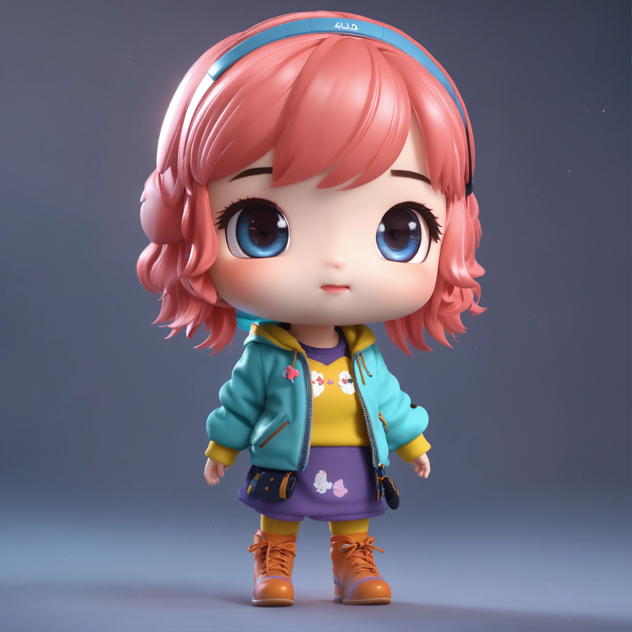 Lexica - 4d photographic image of full body image of a cute little ...