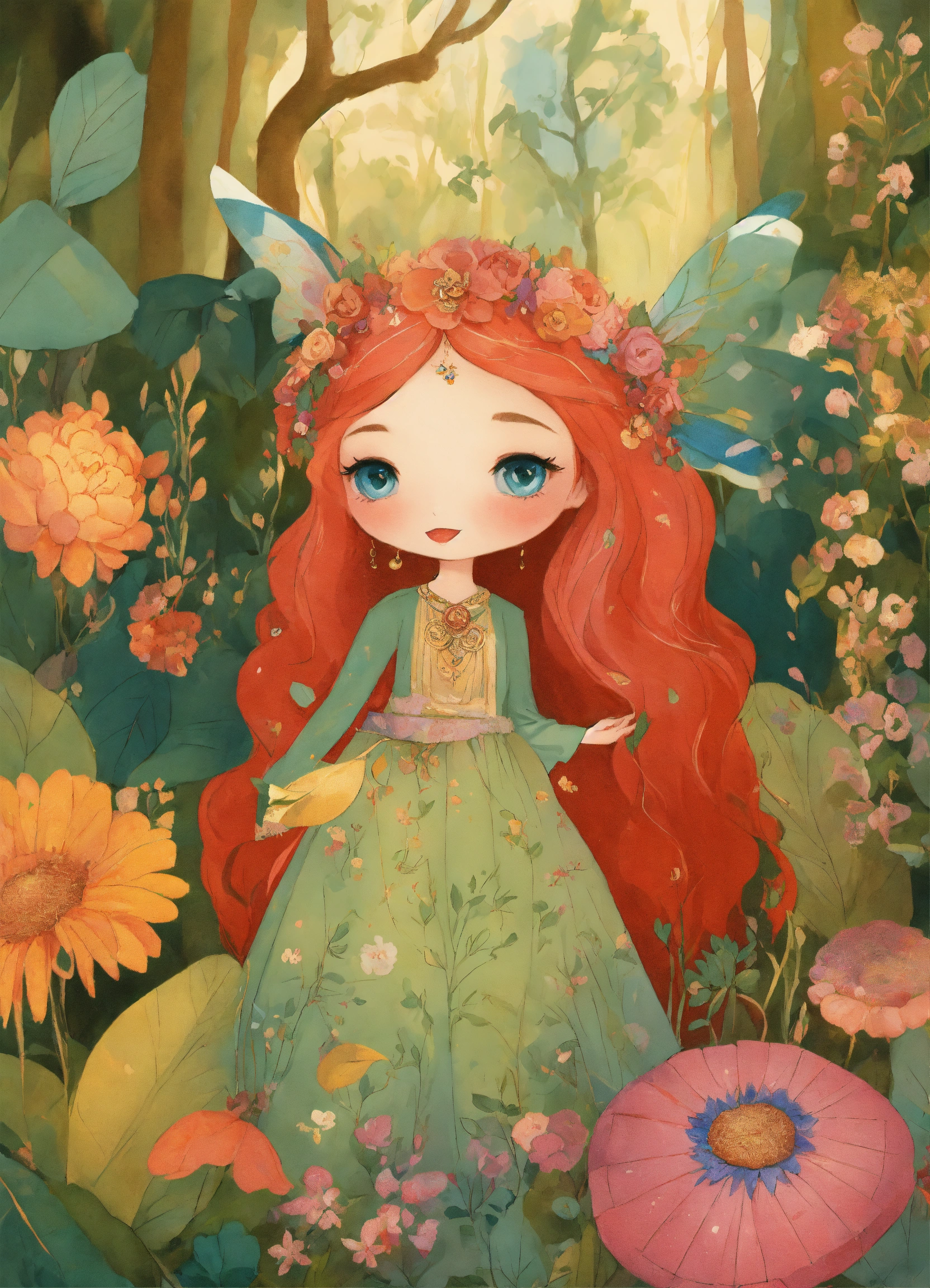 Lexica - Illustration of self love and Positivity in very fairy tale ...