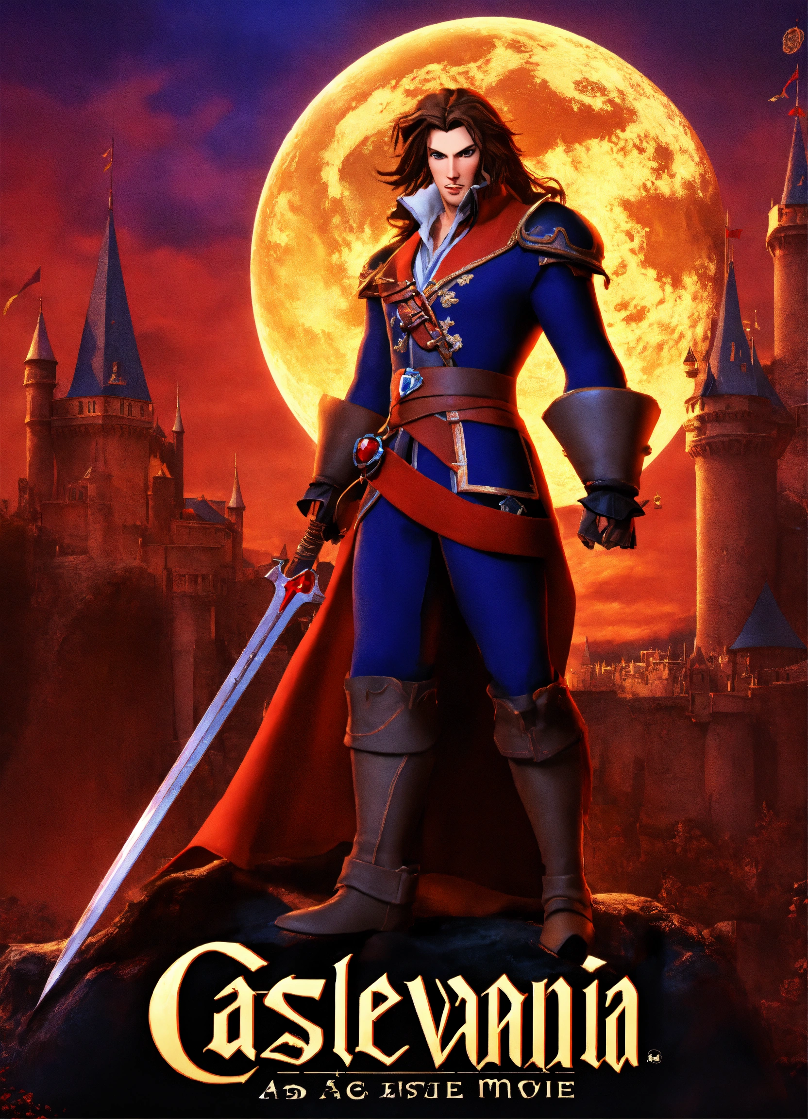 Lexica - Castlevania as a 3d disney movie cover
