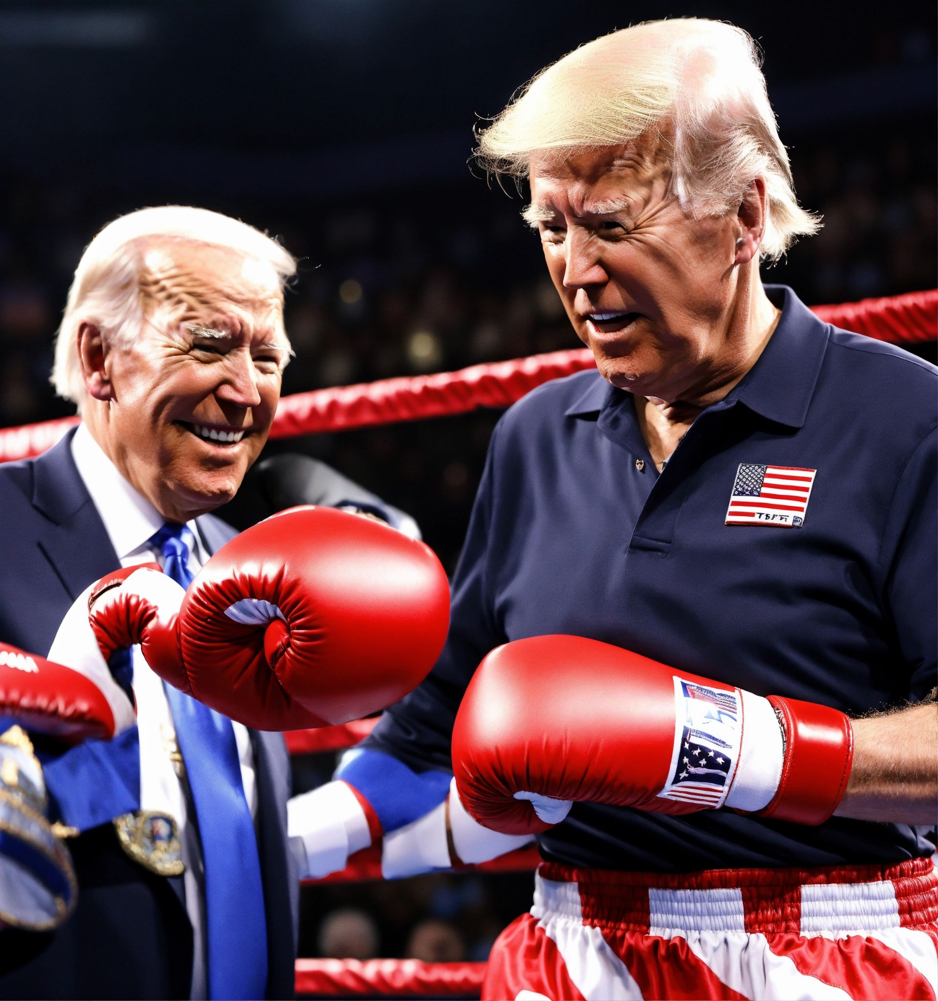 Lexica - Donald trump boxing Joe Biden. Donald trump winning