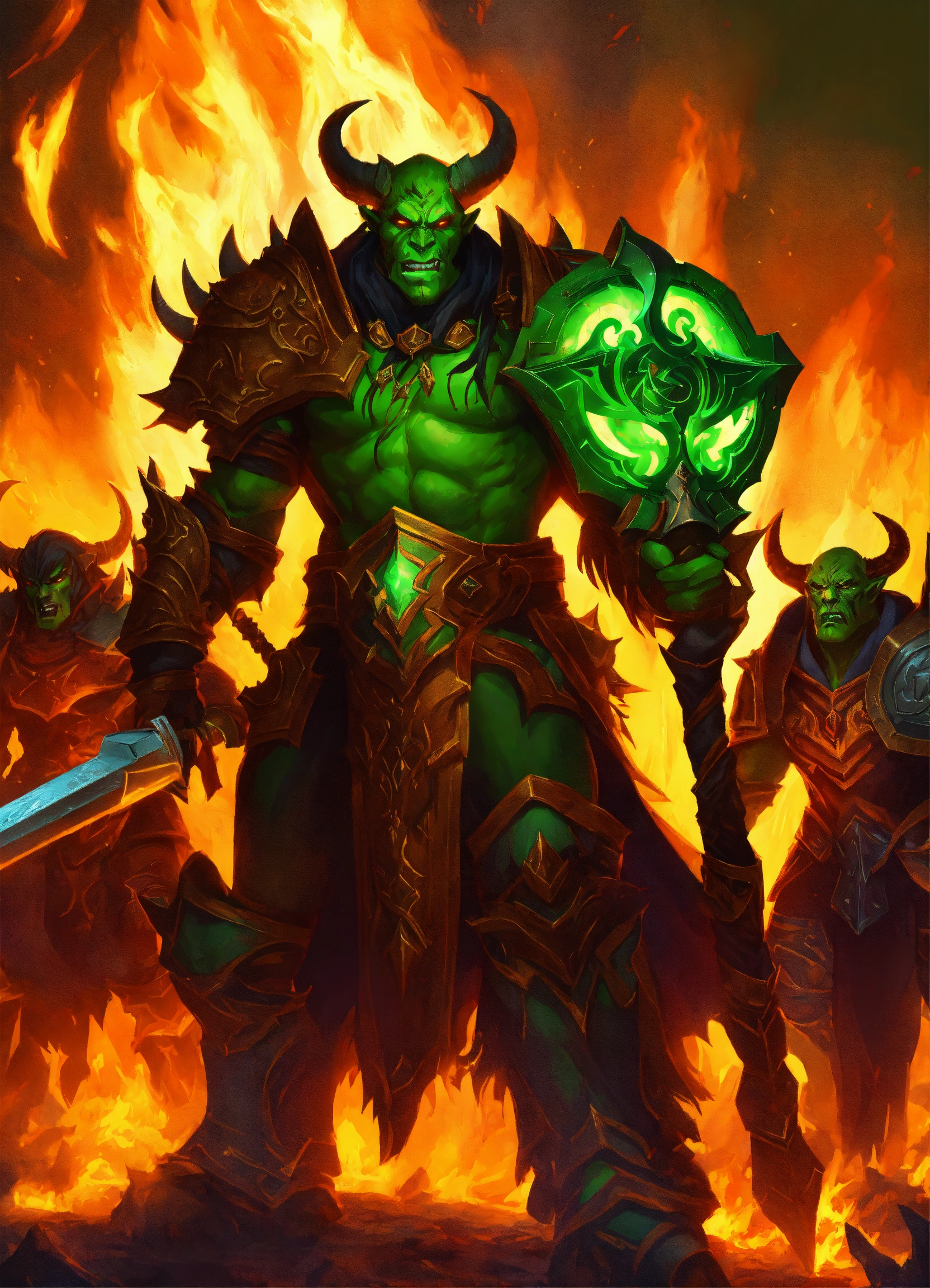 Lexica - An army of the demonic Burning Legion invading Azeroth, World ...