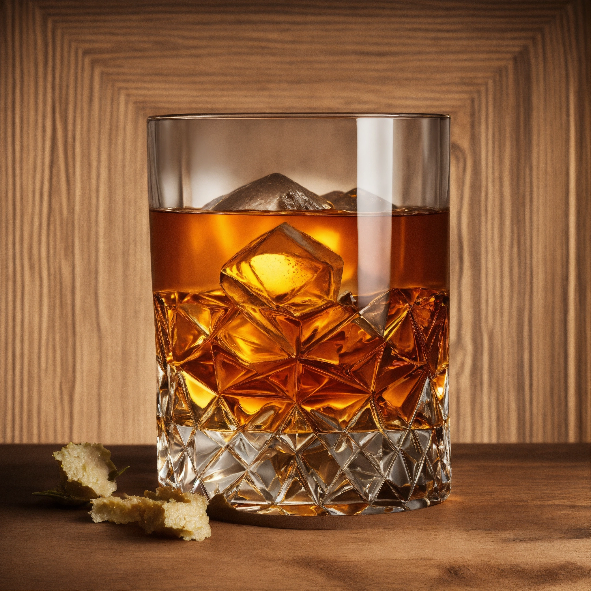 Lexica - Crie uma imagem que represente um copo de whisky sendo ...