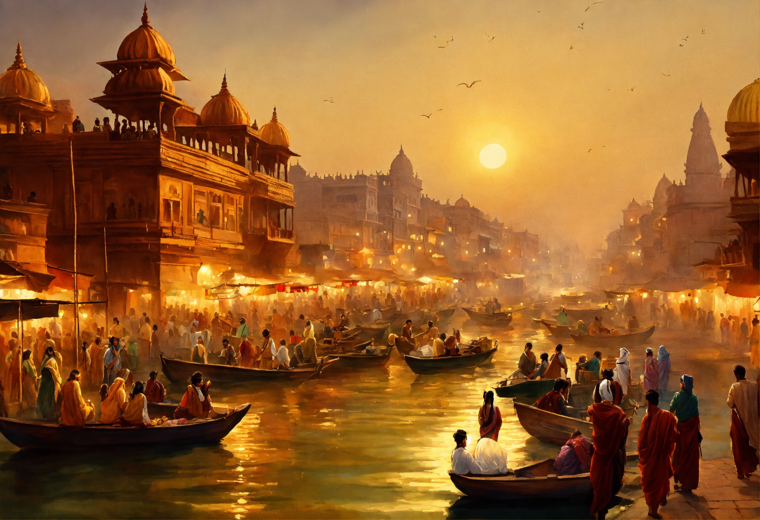 Lexica - Varanasi during ancient time when Varanasi main market was ...