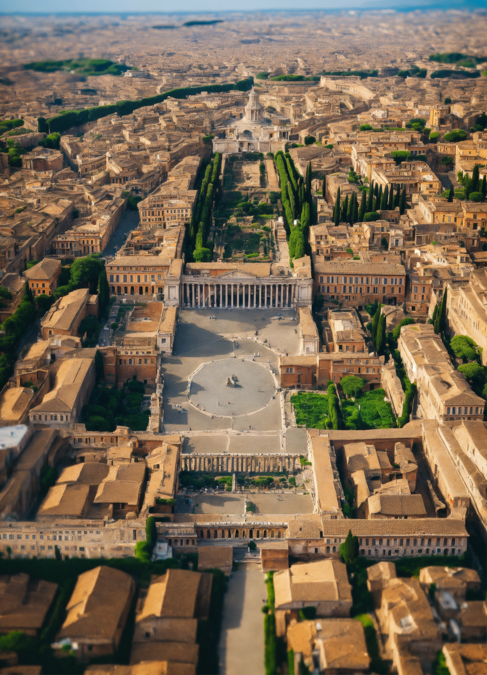 Lexica - An ariel view of the ancient city of rome
