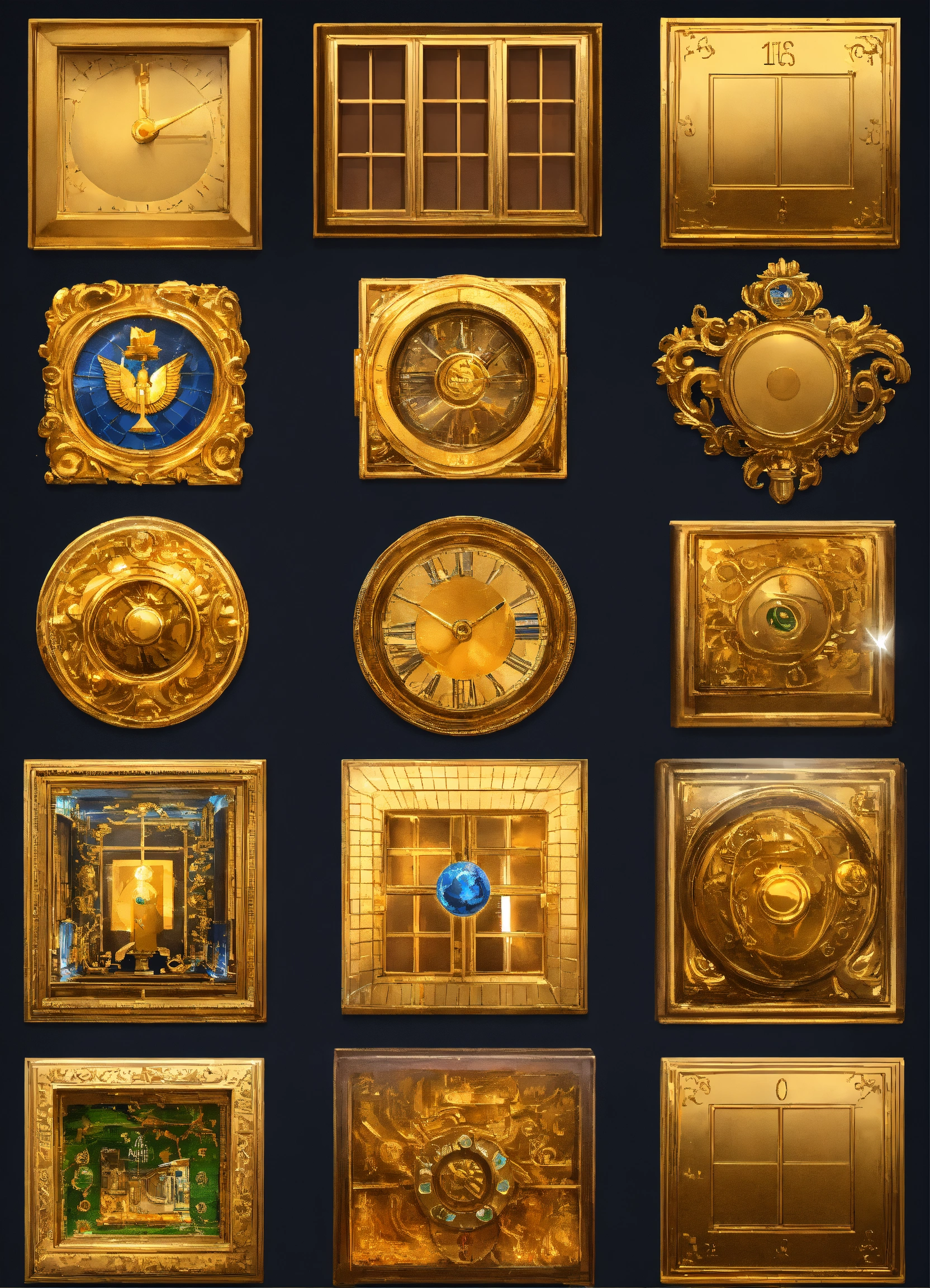 Lexica - GOLDEN windows ICON CFG scale 18