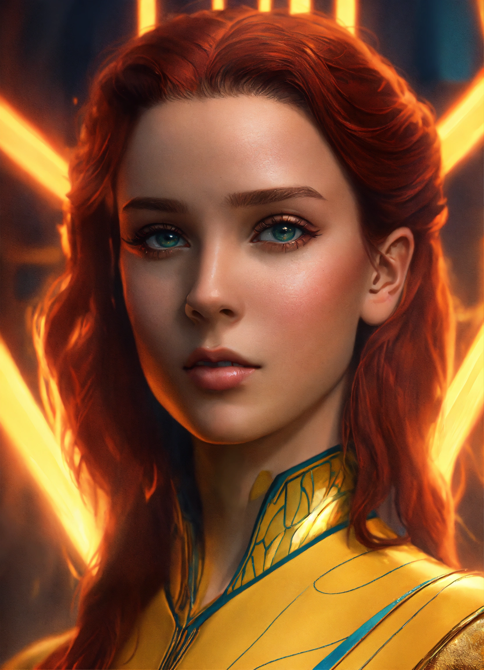 Lexica - Millie Bobby Brown as Dark Phoenix from the Xmen, cinematic ...