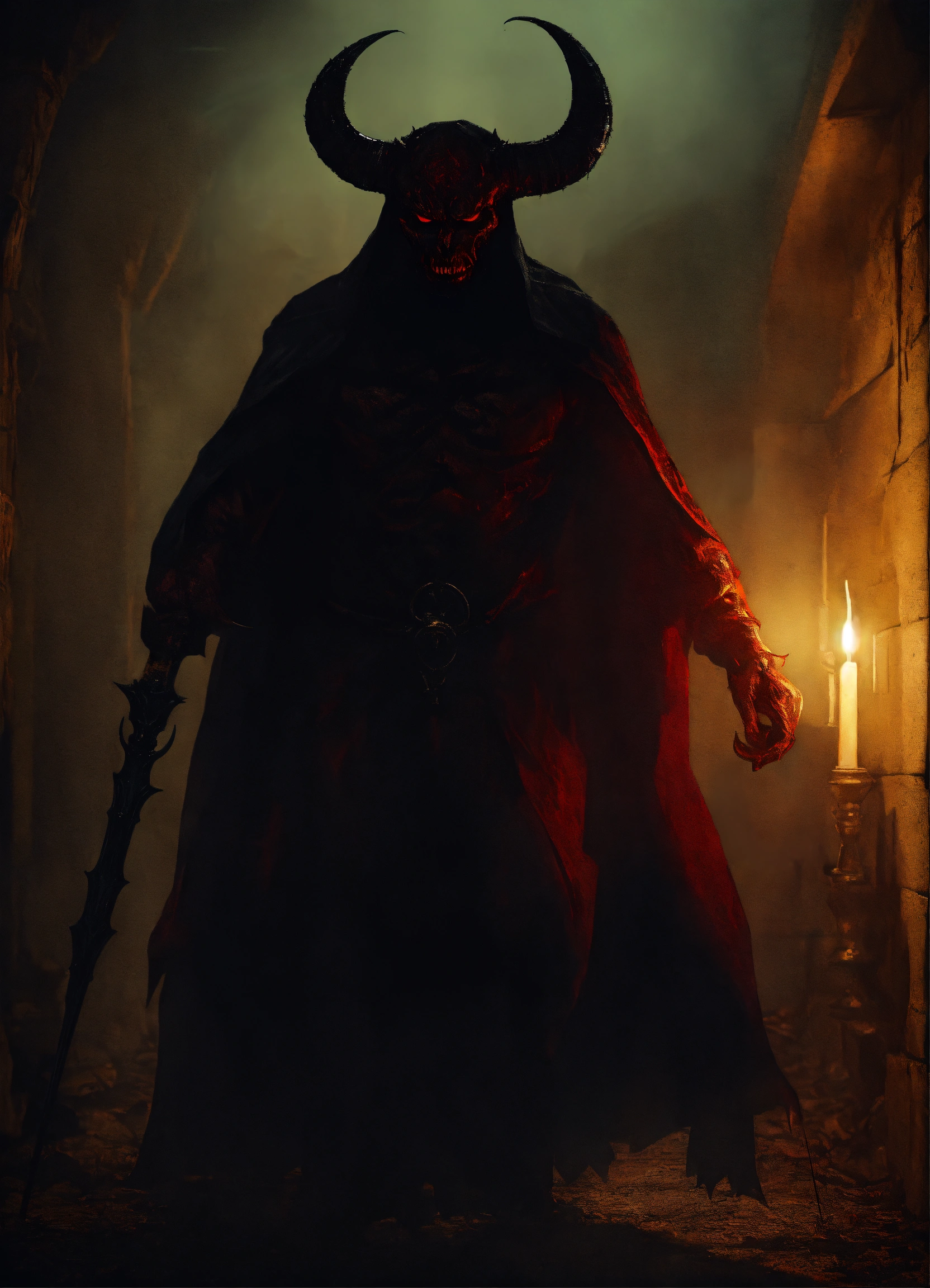 Lexica - Satan lurking in the shadows, evil, scary, eerie