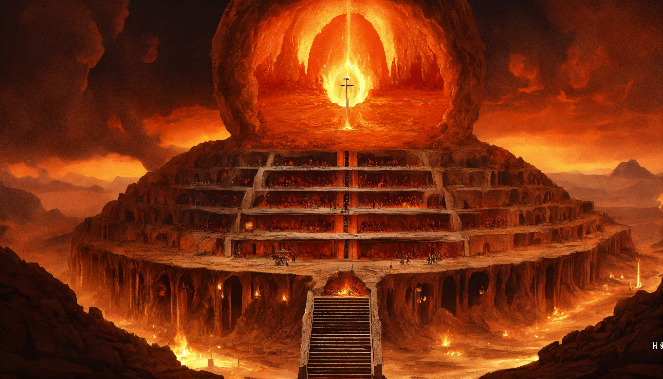 Lexica - 3 levels of hell, under earth, Hades and sheol, Gehenna and ...