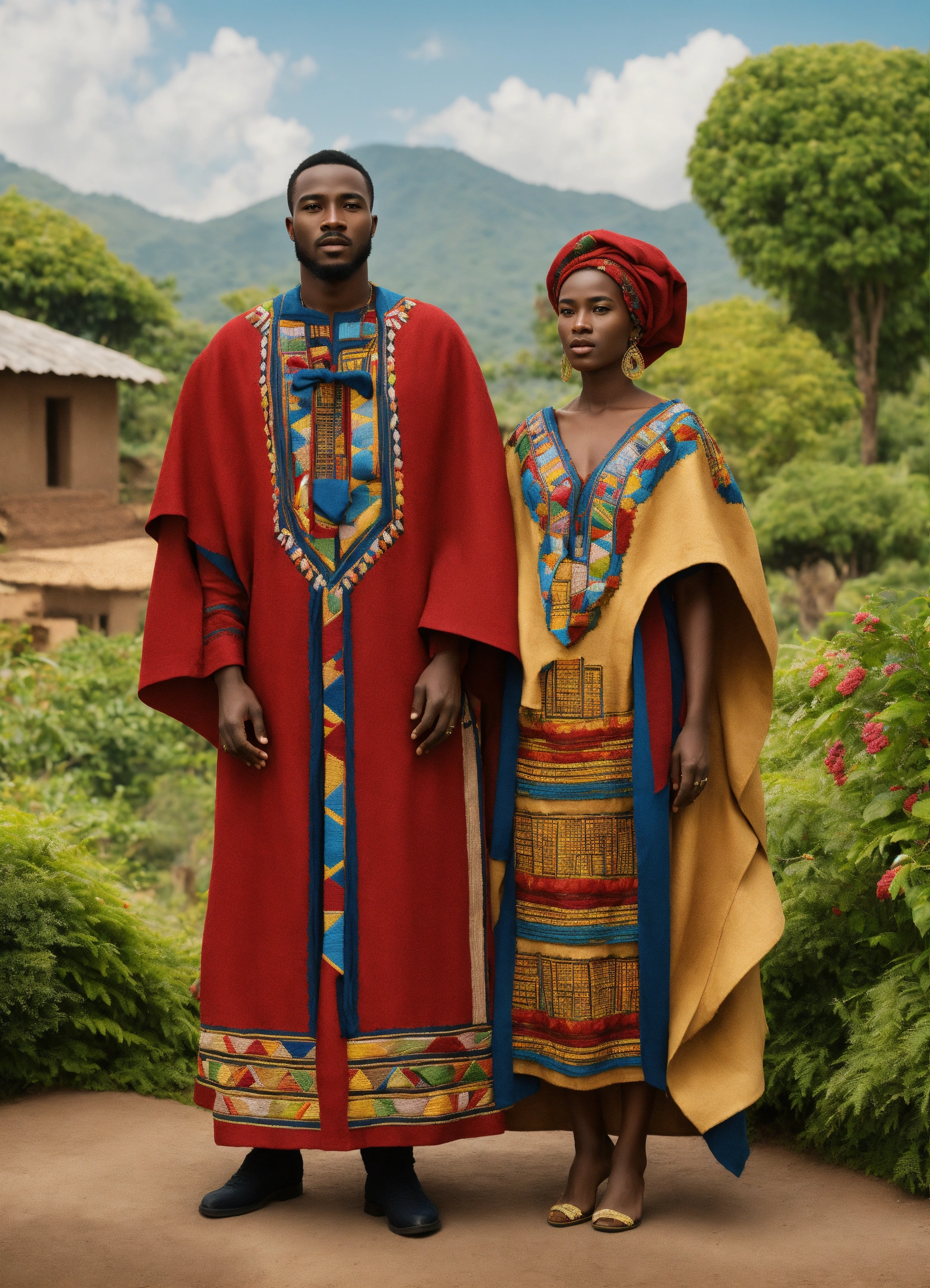 Lexica - ILLUSTRATE a good-looking Cameroonian man and woman with ...
