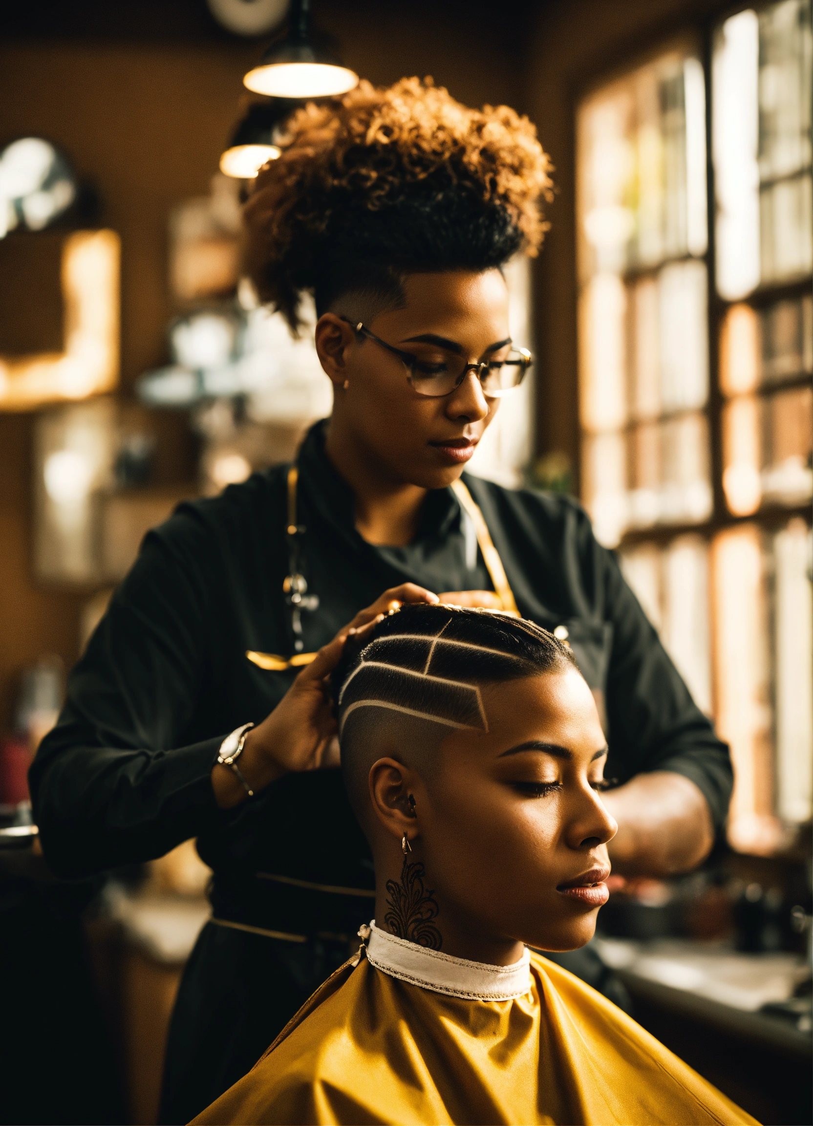 Lexica - /imagine prompt A skilled brown-skinned professional female ...