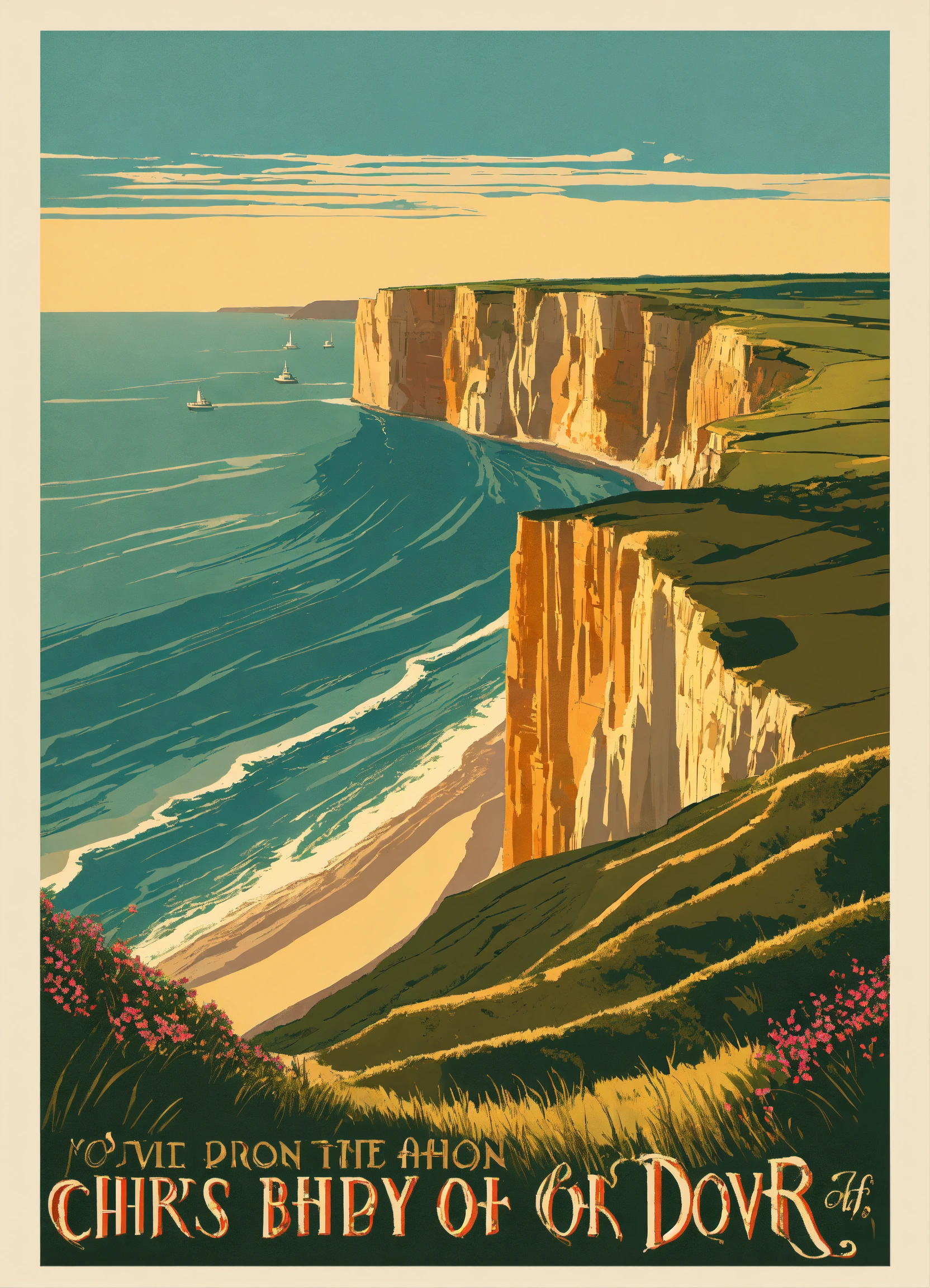 Lexica - Create a captivating background, Cliffs of Dover in the ...