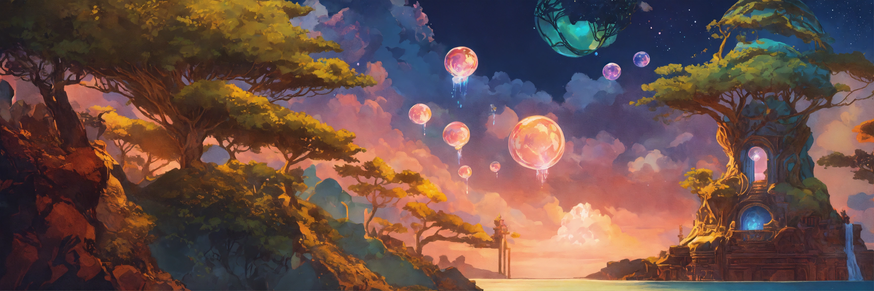 Lexica - Create an illustration in the enchanting style of the ...