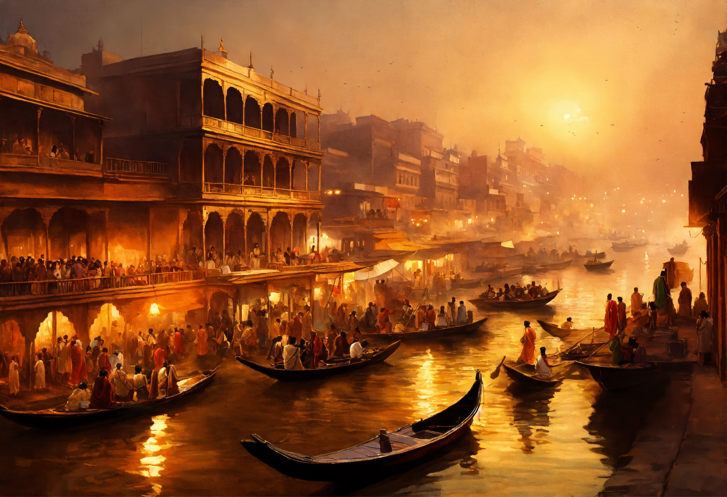 Lexica - Varanasi during ancient time when Varanasi main market was ...