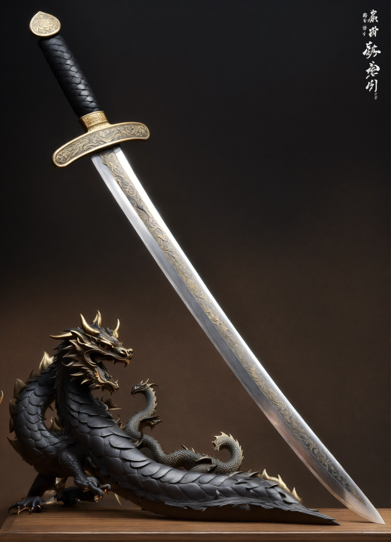 Lexica - Meiji period sword, Ford Hallam Style, dragon motif, Shibuichi ...