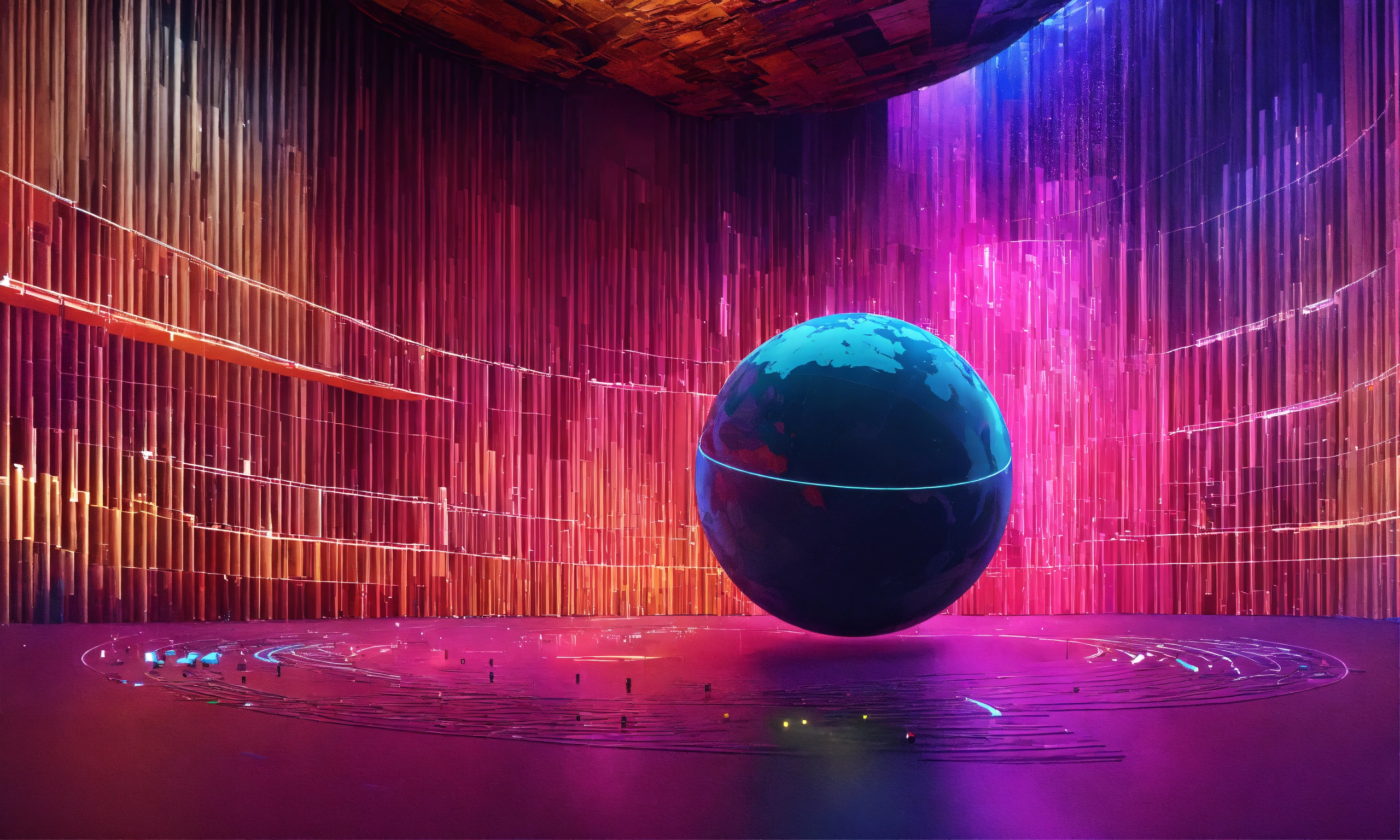 Lexica - Create an image representing 360-degree spatial audio. Imagine ...