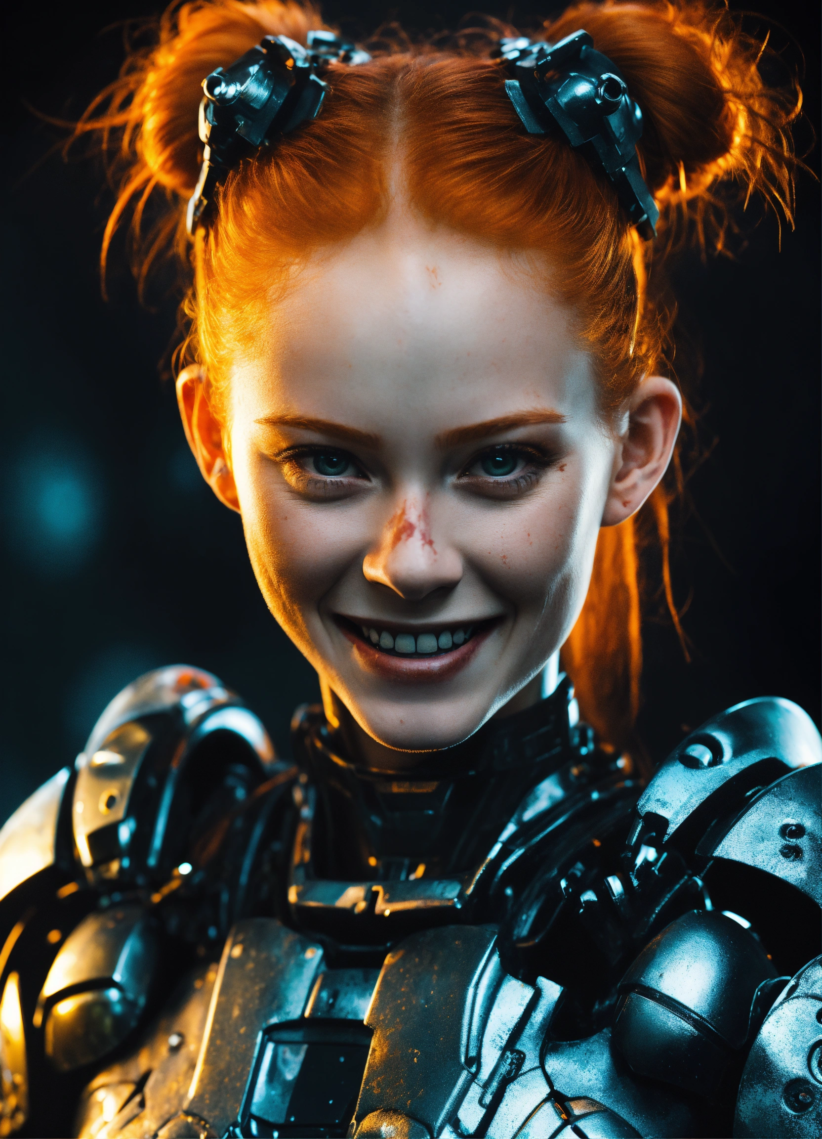 Lexica - An ultra detailed photo of a crazy scary 20-year-old ginger ...
