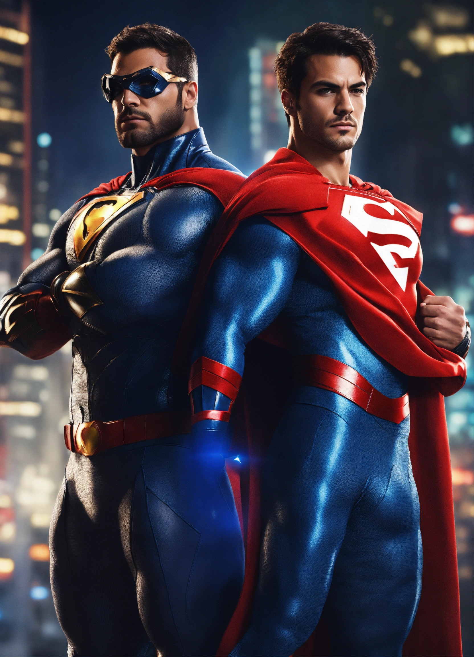 Lexica - Superhero style, two superheroes, superhero, two superheroes ...