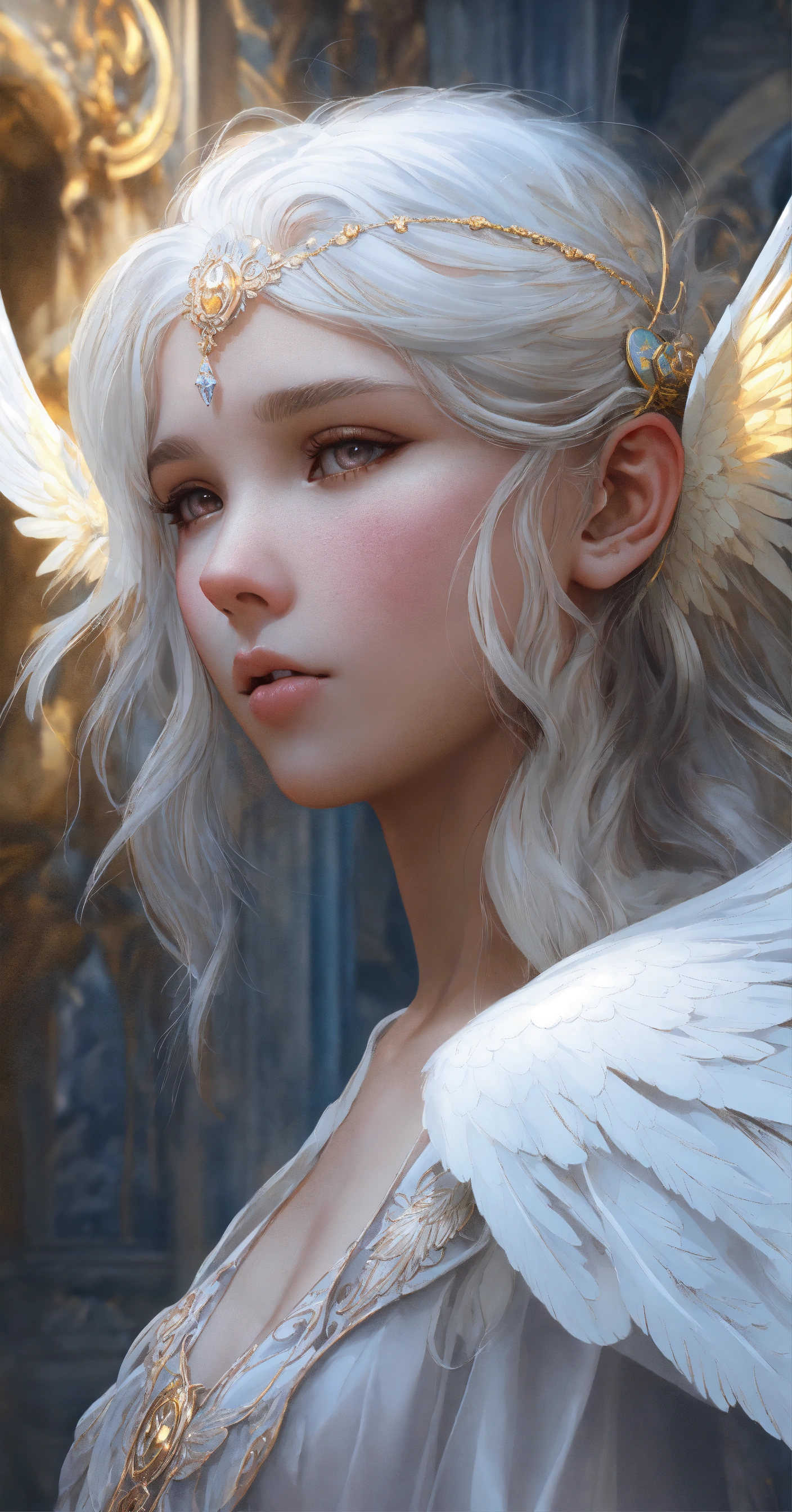 Lexica - Child angel, wings, intricate, headshot, highly detailed ...