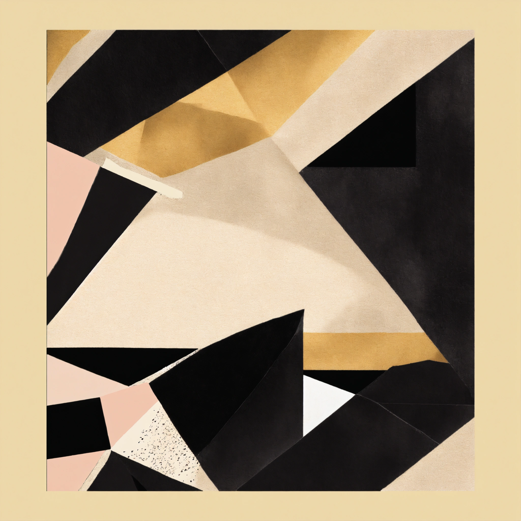 Lexica - Fragments, riso design, texture, pastels cream black