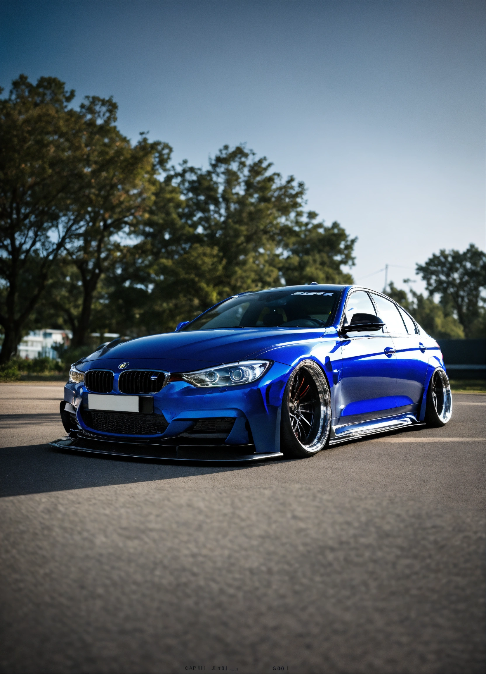 Lexica - F30, aggressive, wide body, spoiler, comics book style