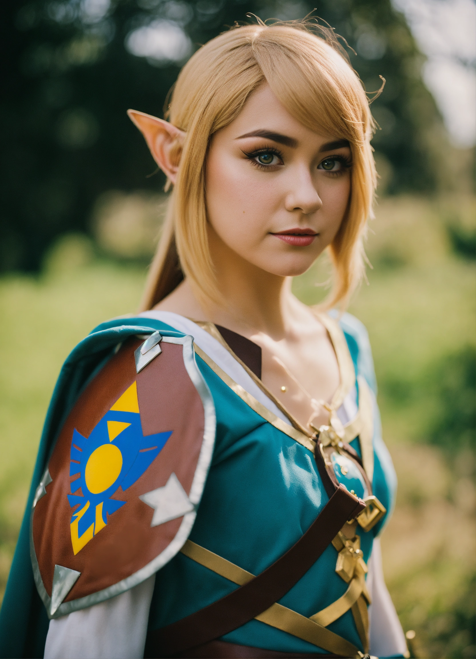 Lexica - Photo of Zelda cosplay, 8k, shot on Portra 400