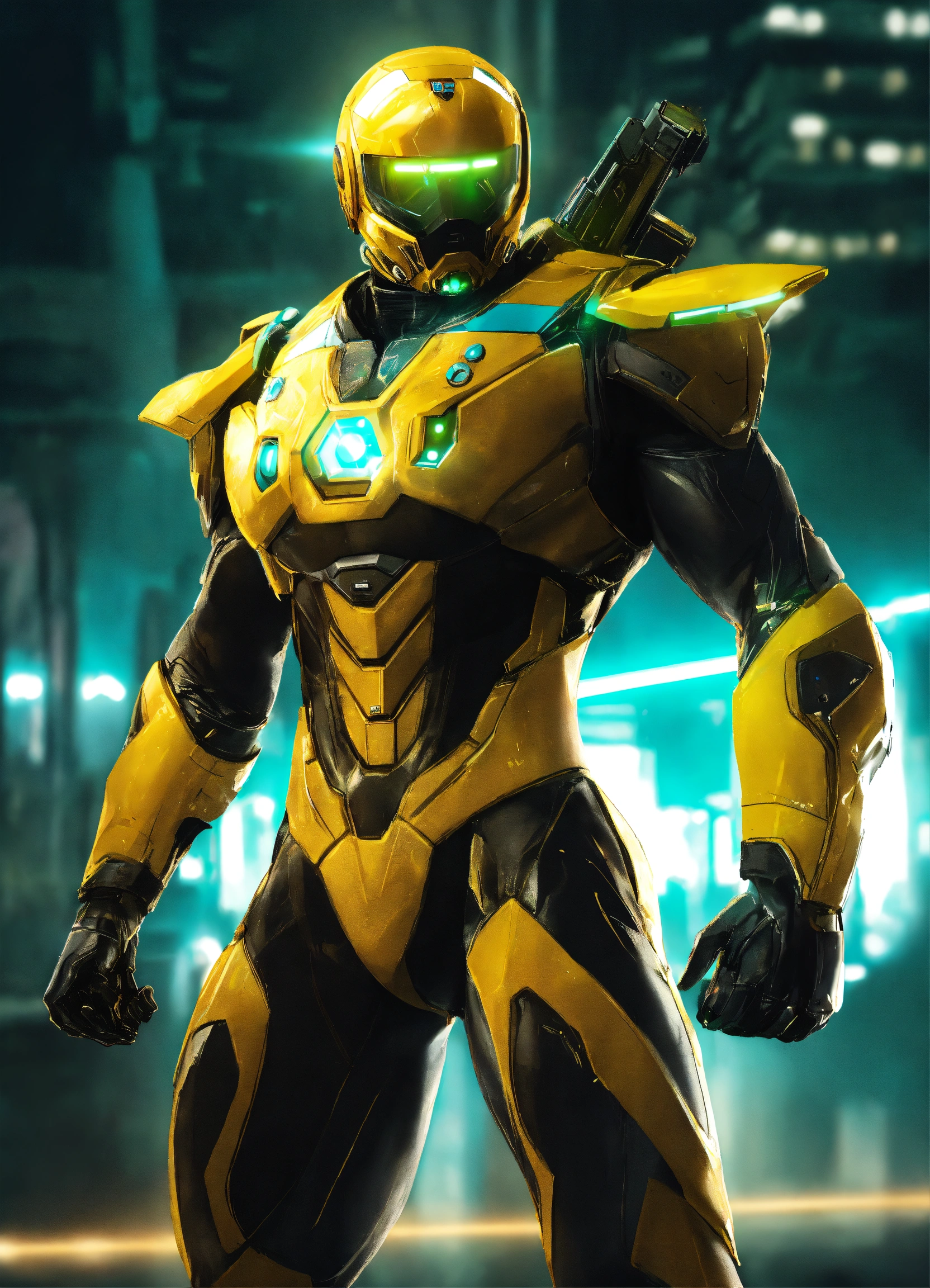 Lexica - Realistic, digital illustration art, Energy Blaster, he ...