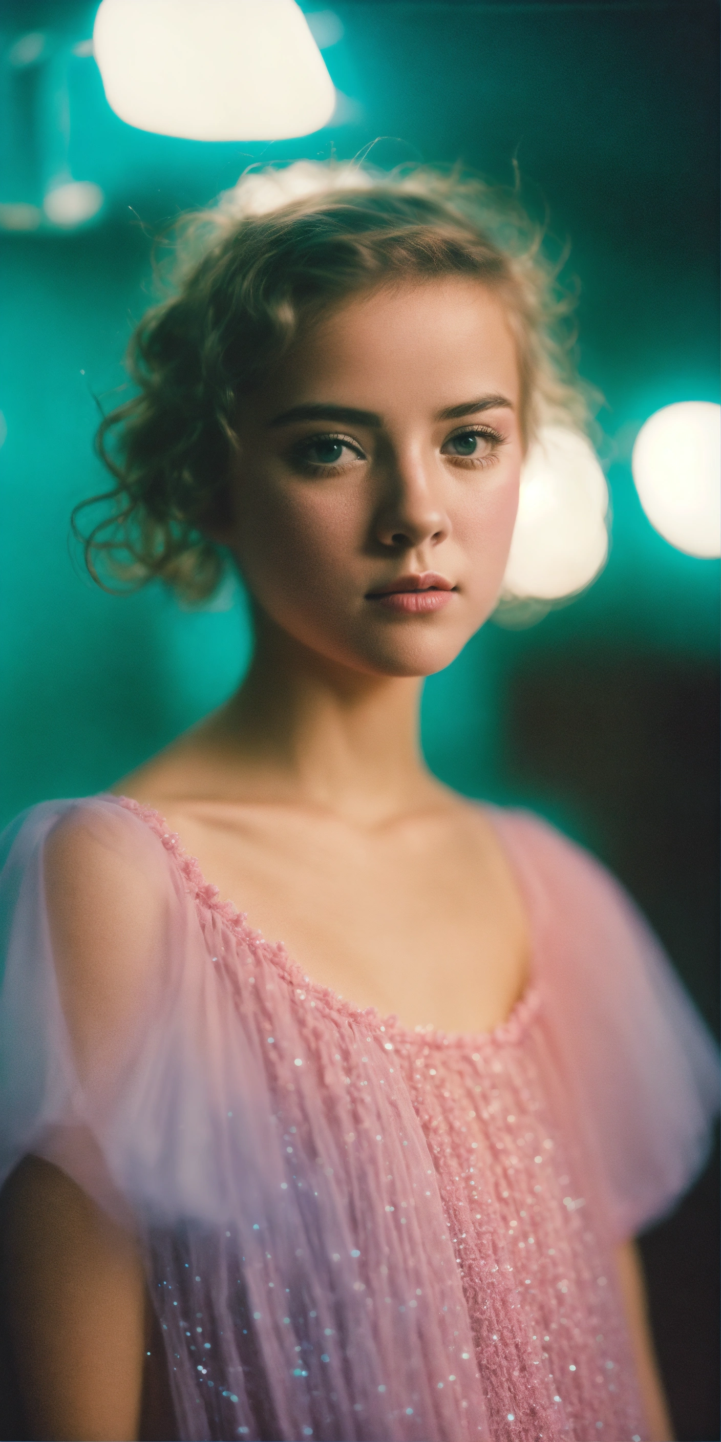 Lexica - A hyper-realistic film-grained photo of a super cute young ...