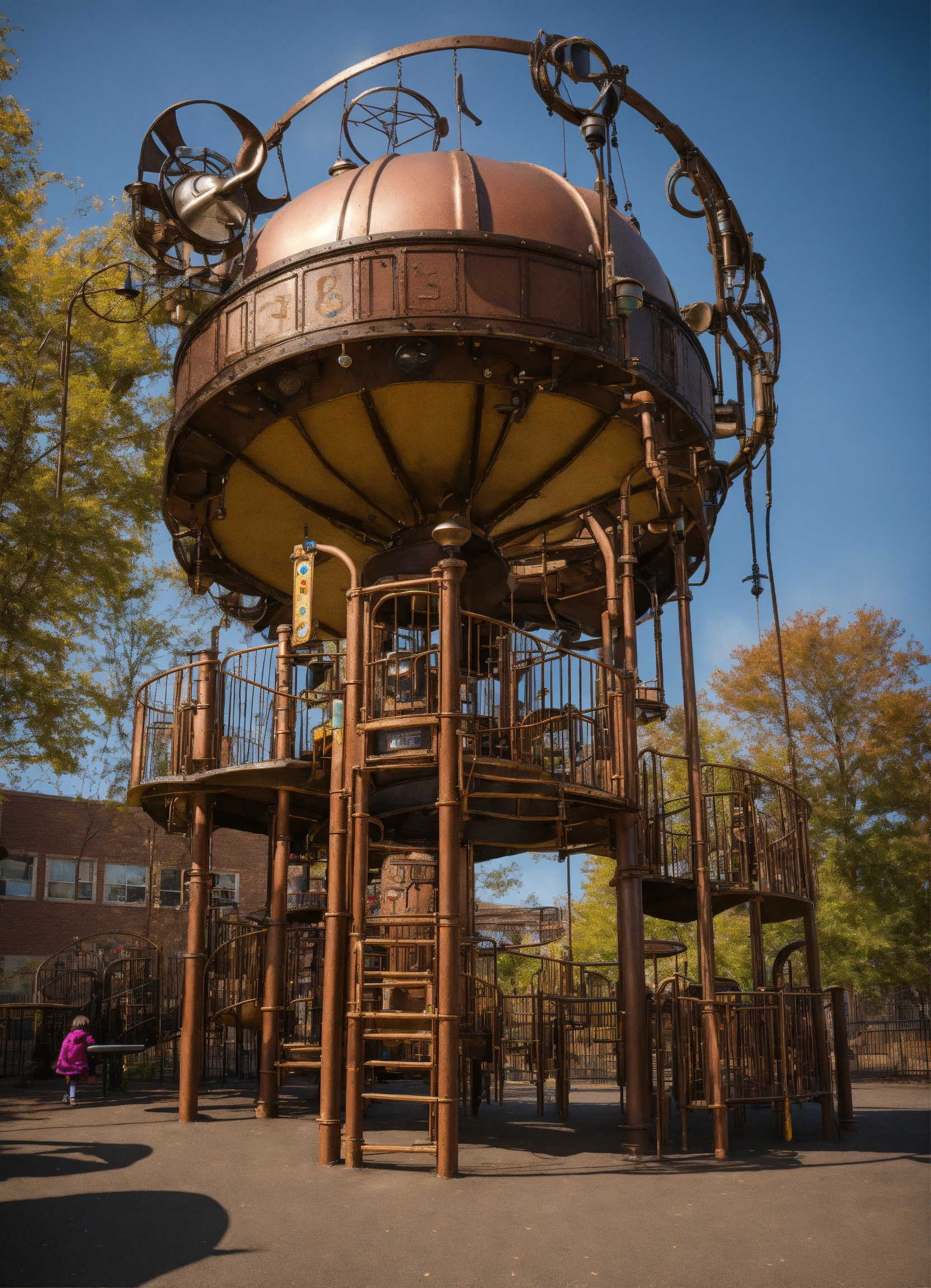 Lexica - Steam punk elementary school playground