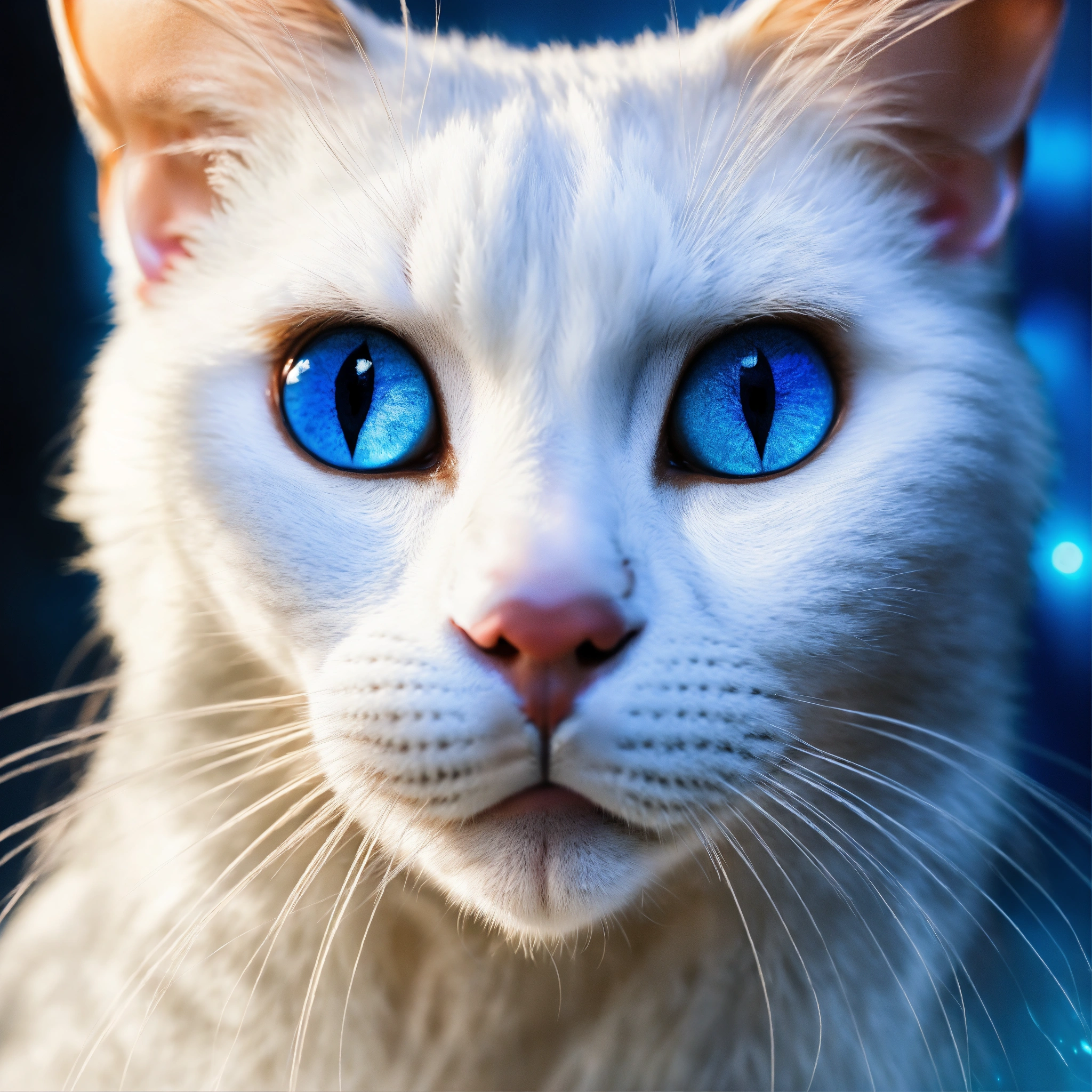 Lexica - Underwater photography, long exposure, graceful white male cat ...