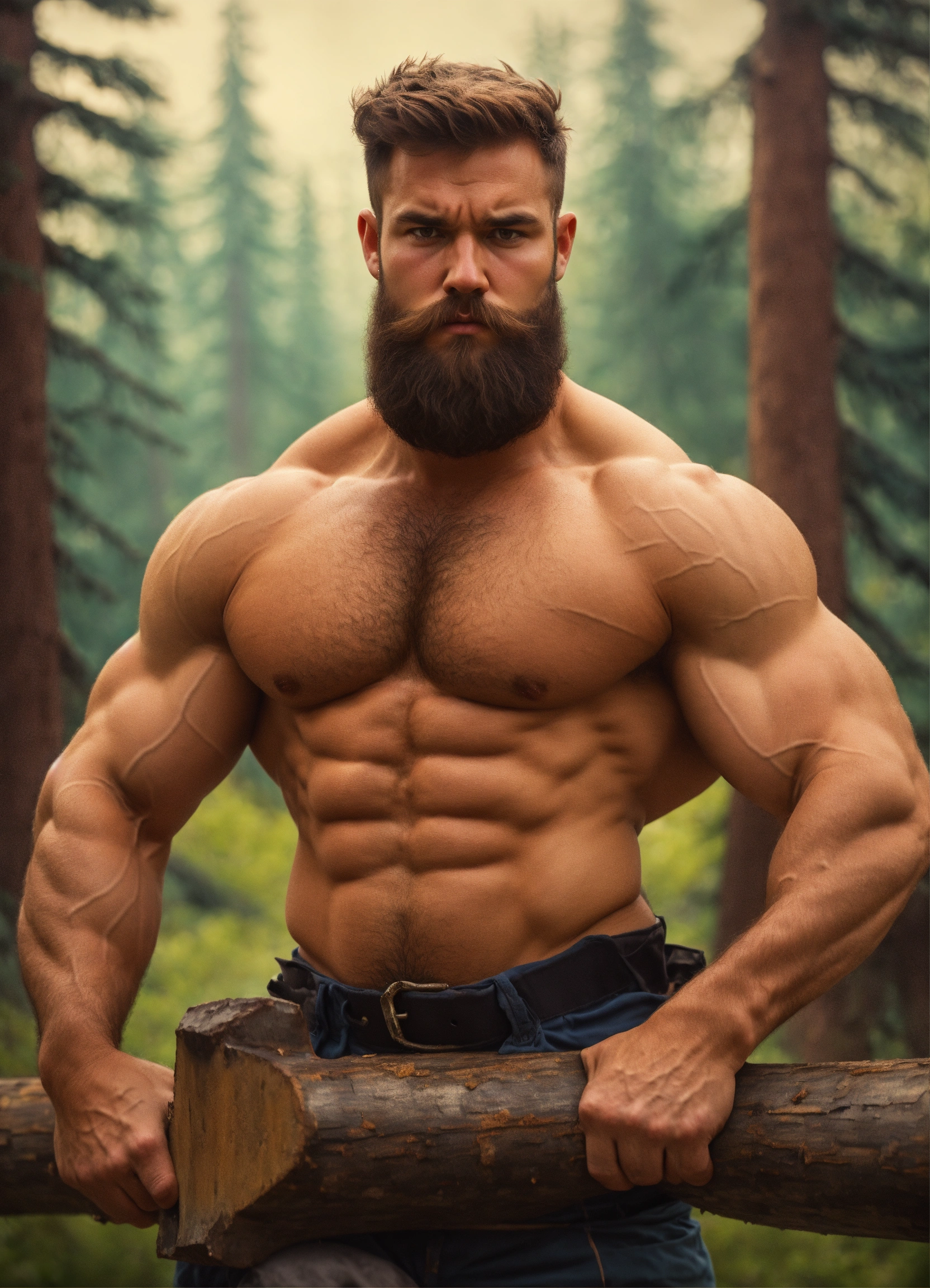 Lexica - Strong lumberjack. He is strong and potent.