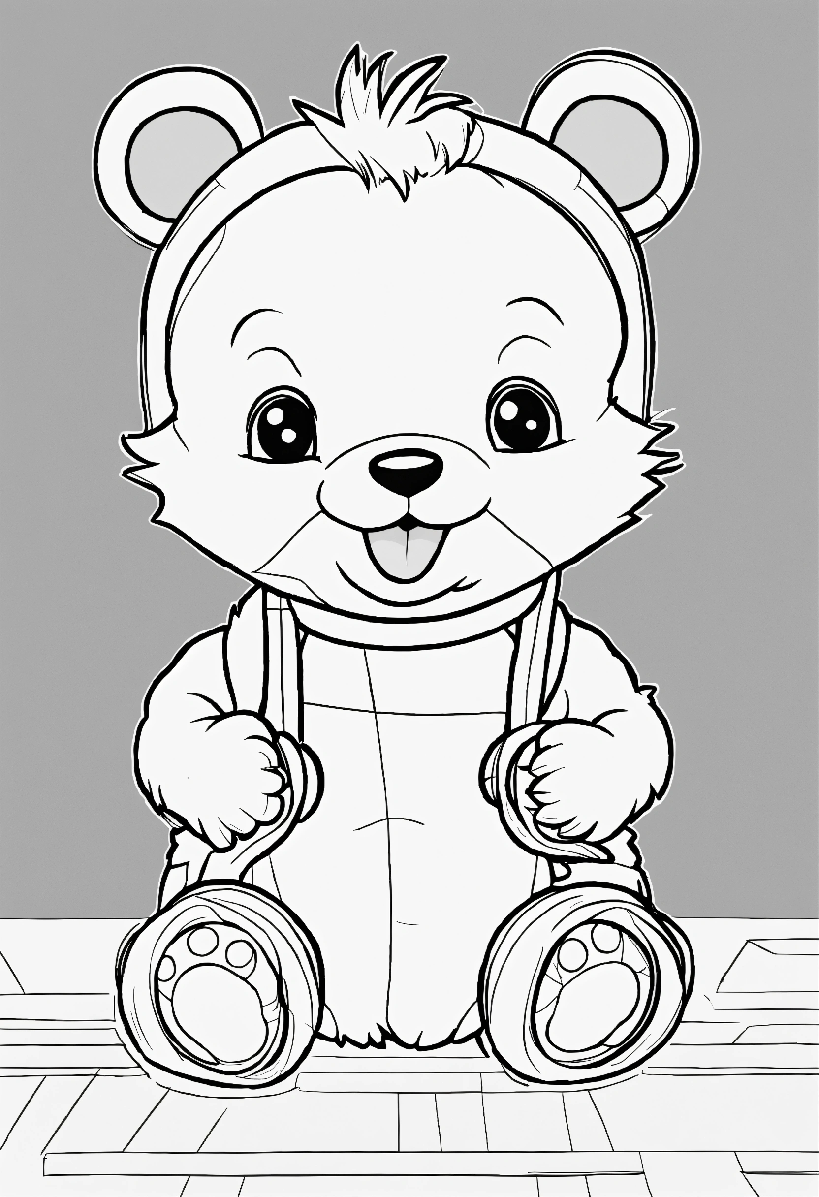Lexica - Coloring book for pre-K kids, simple lines drawings, no lines ...