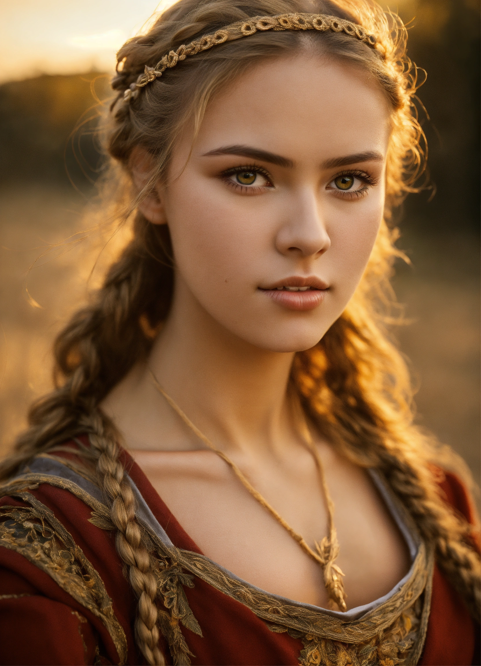 Lexica - Very beautiful girl, big yellow-golden eyes, small slightly ...