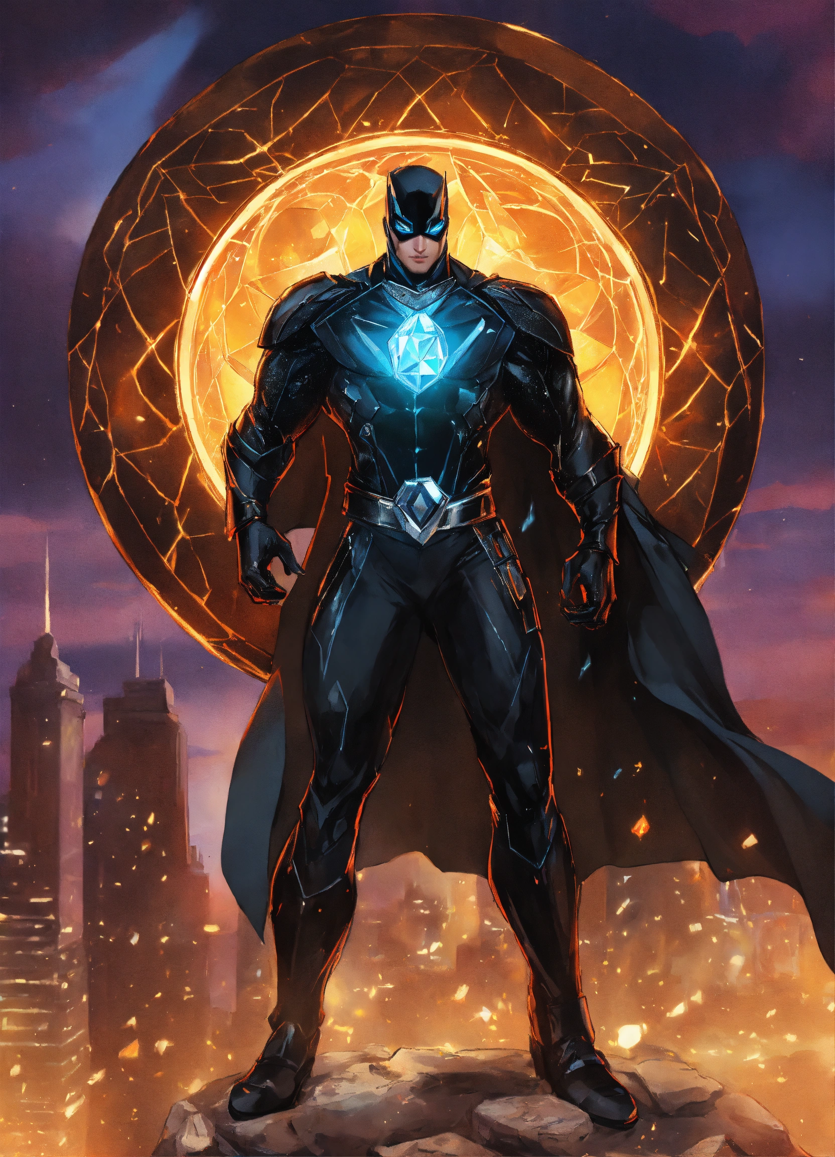 Lexica - Realistic illustration art, ink, Onyx Fury's superpowers are ...