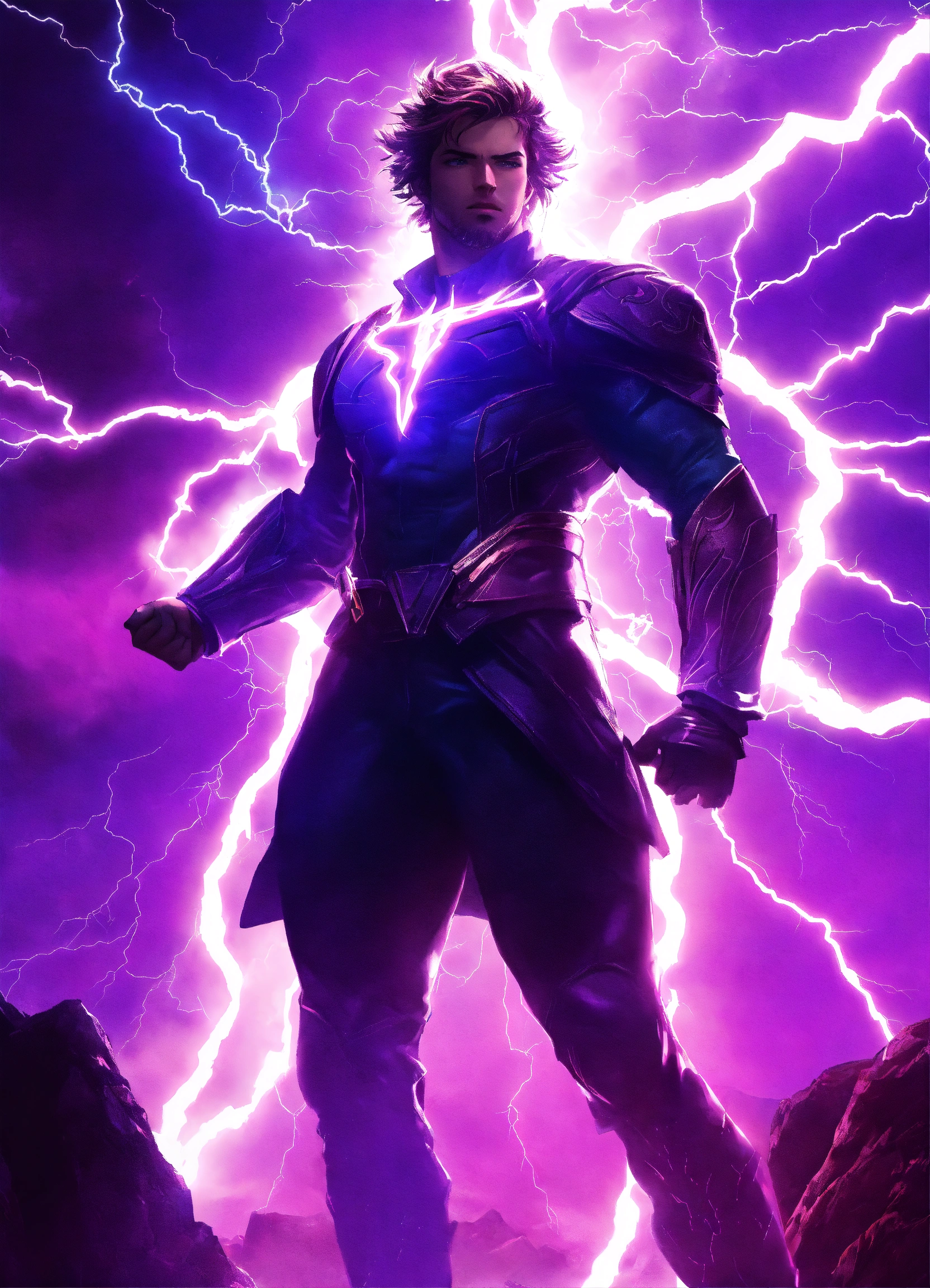 Lexica - Cole Macgrath in a comic-book style with volumetric lighting ...