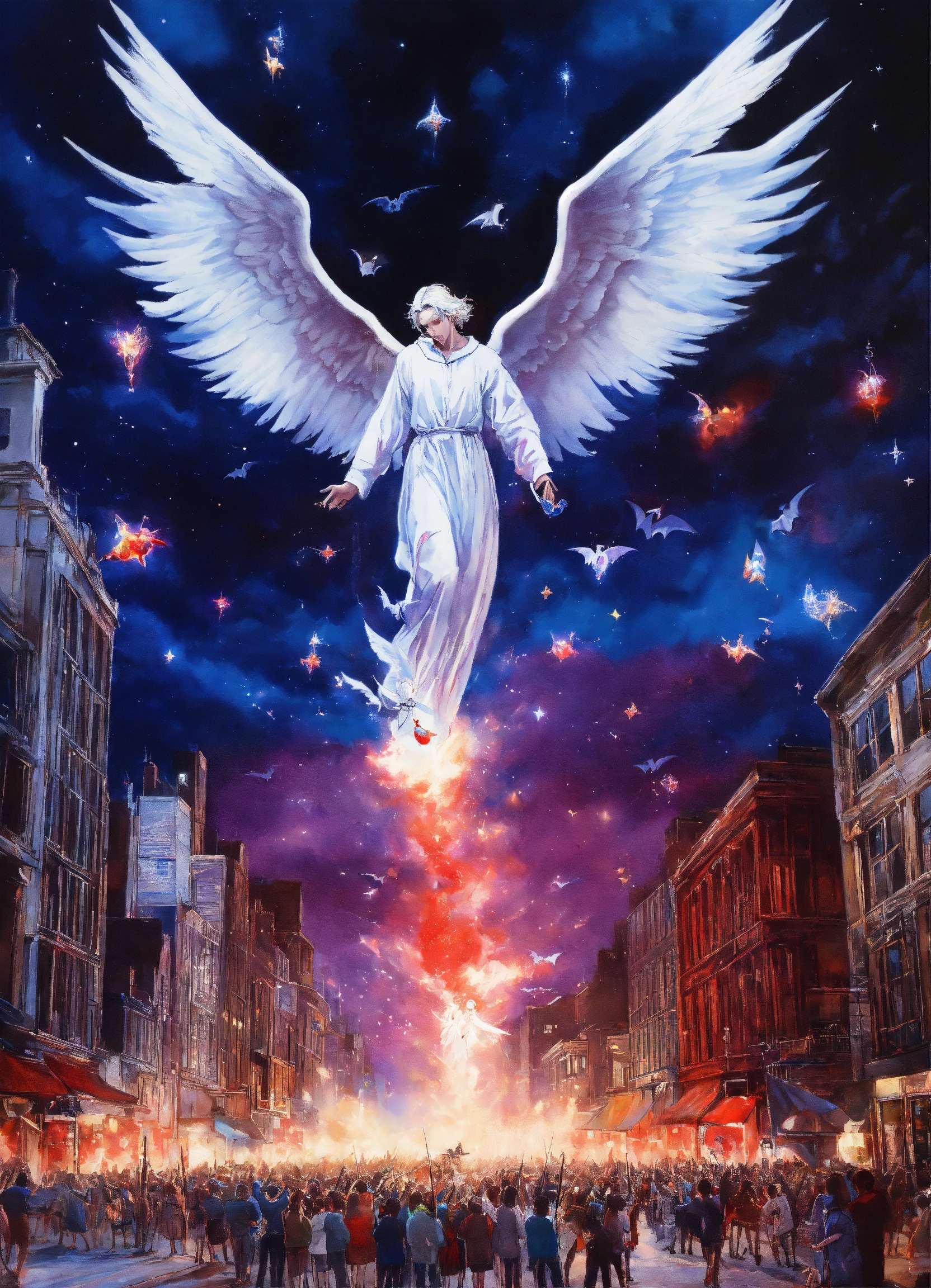 Lexica - ALL GLASSBLOWING superrealism STYLE CITY beautiful white ...