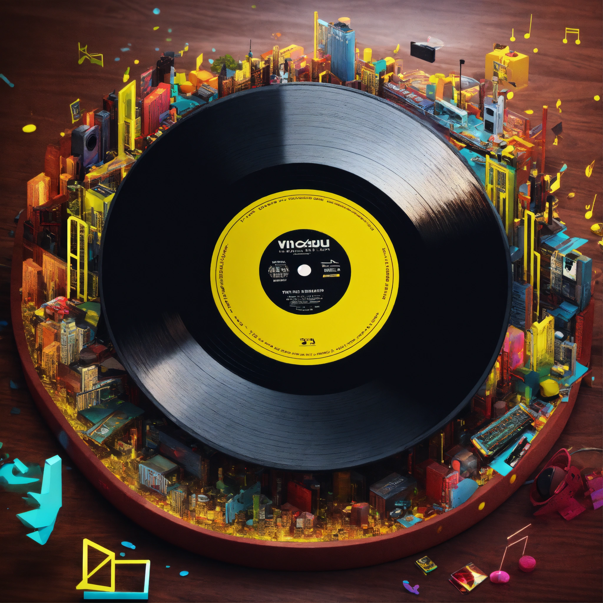 Lexica - Album artwork, 3d, full hd , 4d, poster design, vinil, dj, hip ...