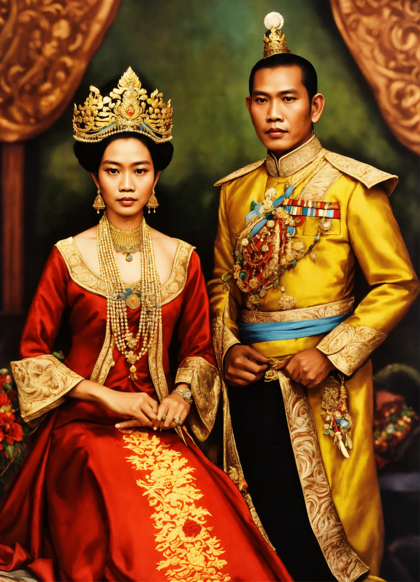 Lexica - Handsome Javanese majapahit king hayam wuruk and beautiful ...